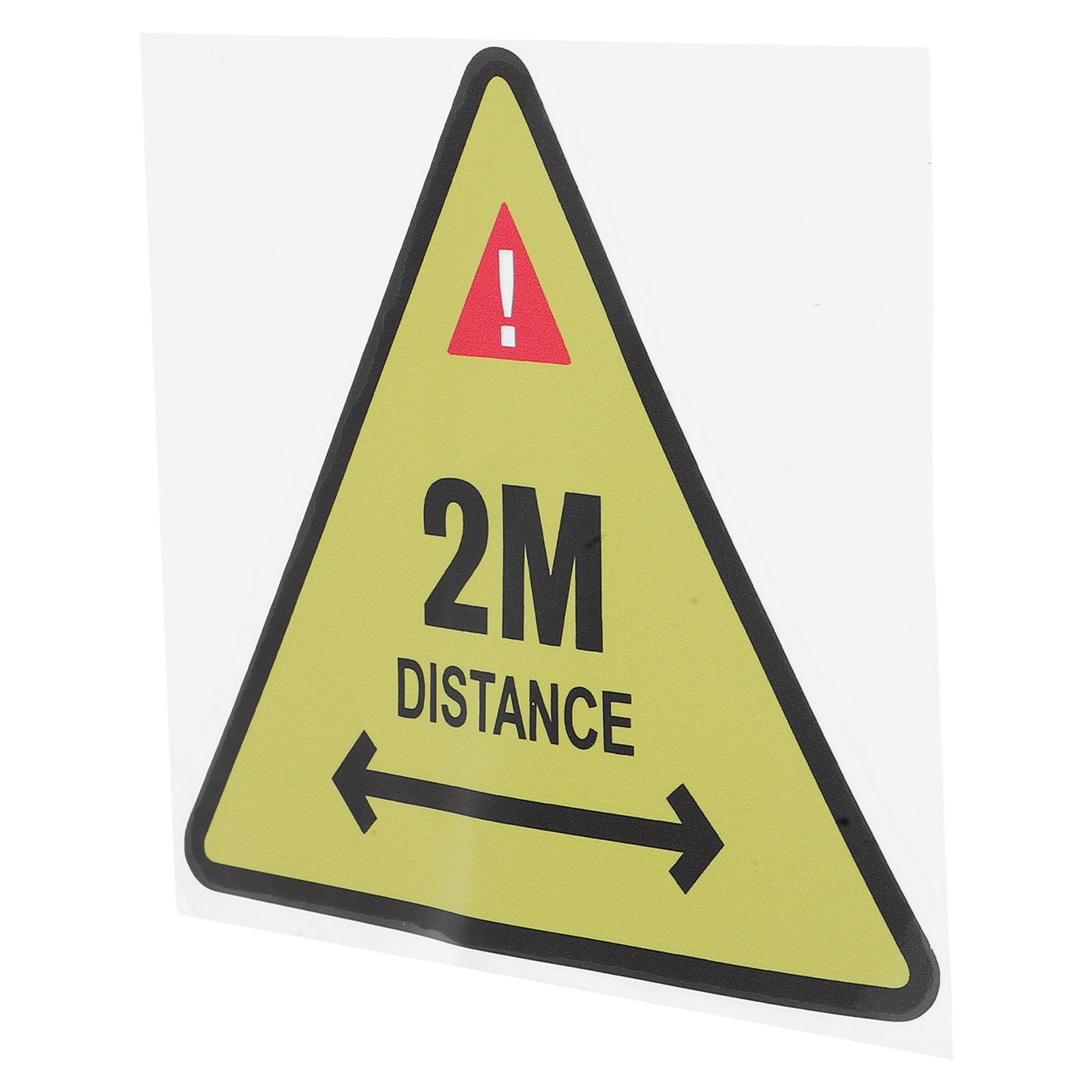 WHAMVOX High Adhesive Safety Distance Label For Business 2 Meters Away ...