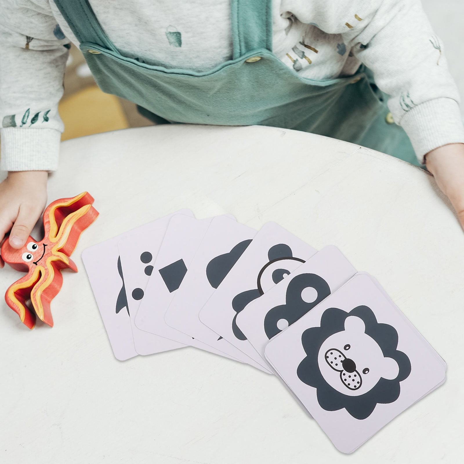 WHAMVOX High Contrast Baby Flashcards for Visual Stimulation and ...