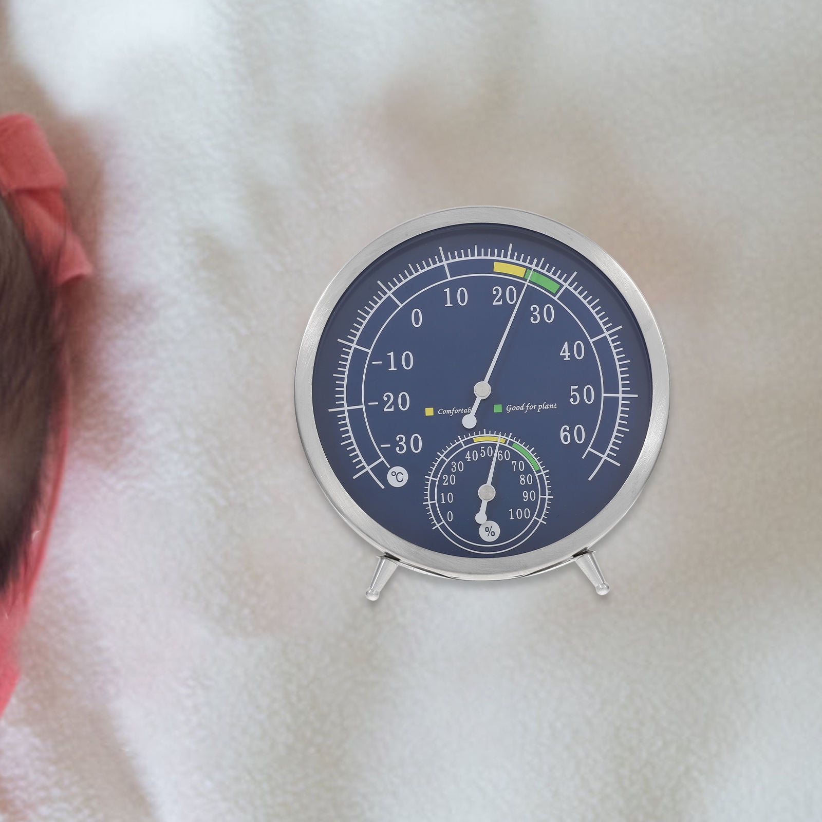 WHAMVOX High Precision Analog Thermometer Hygrometer Temperature ...