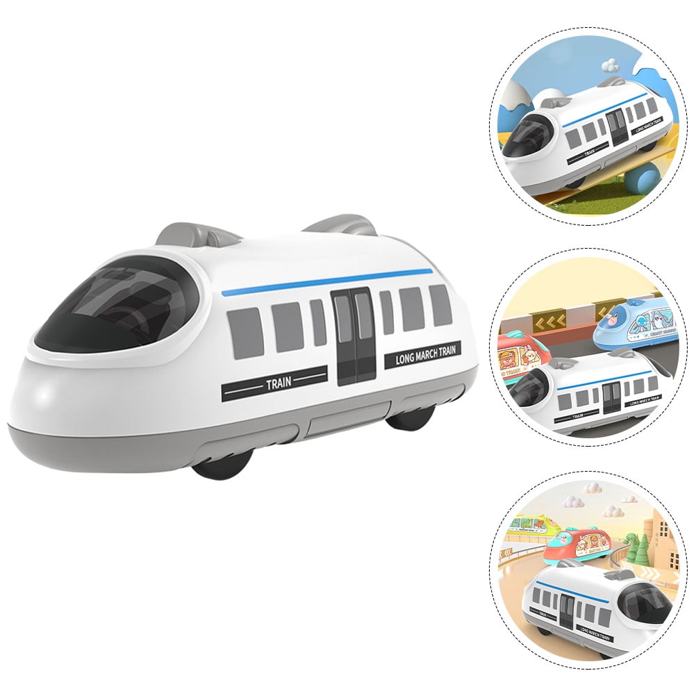 WHAMVOX High Speed Rail Model Toy Small High-speed Train Inertia Drive ...