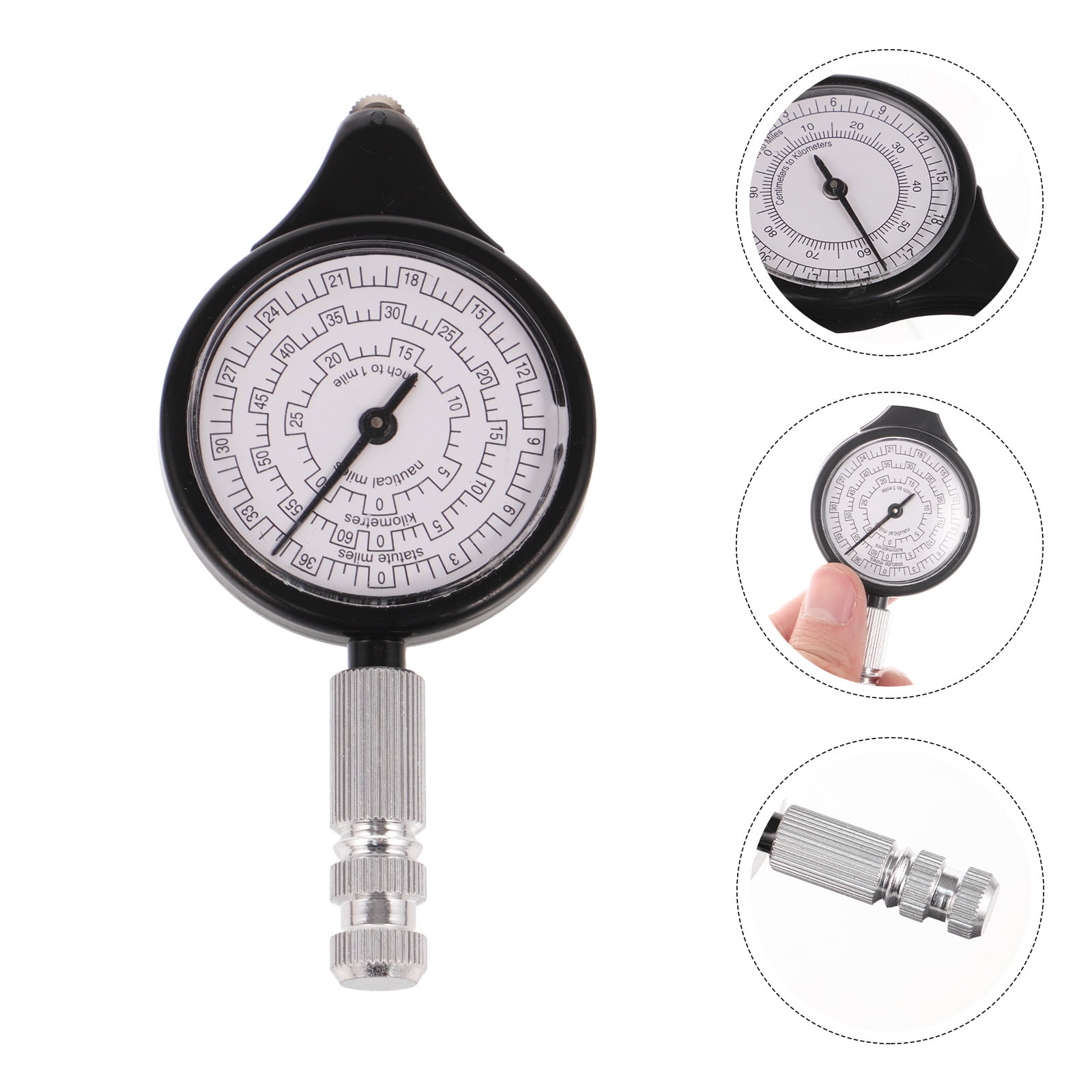 WHAMVOX Hiking Map Meter Gauge Multi-use Measurer Tool Map Distance ...