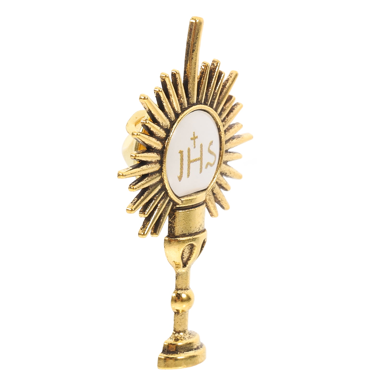 WHAMVOX Holy Communion Chalice Lapel Pin Zinc Alloy Cross Brooch for ...