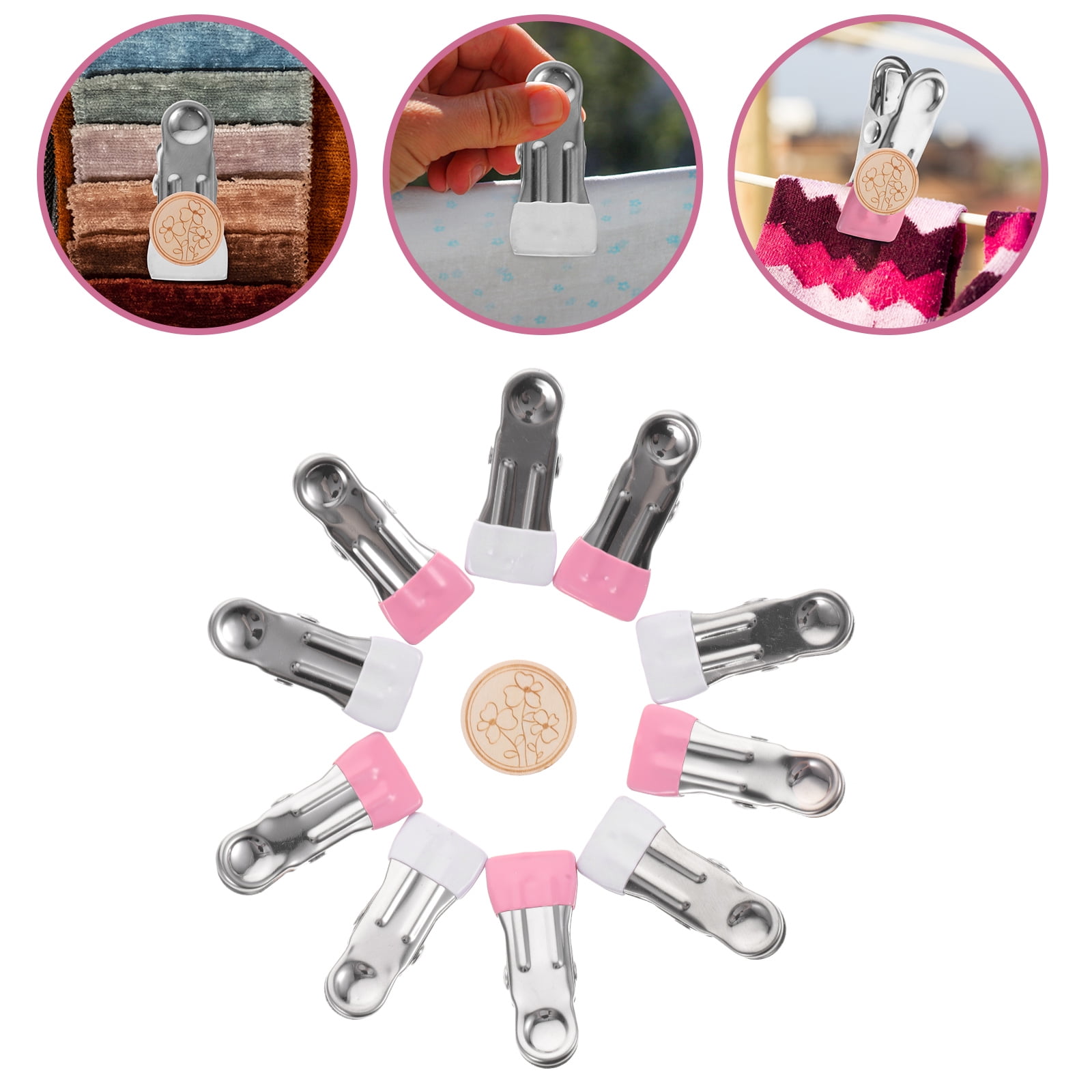 WHAMVOX Clothes Clips Magnet Photo Clipping Food Packaging 1Set ...