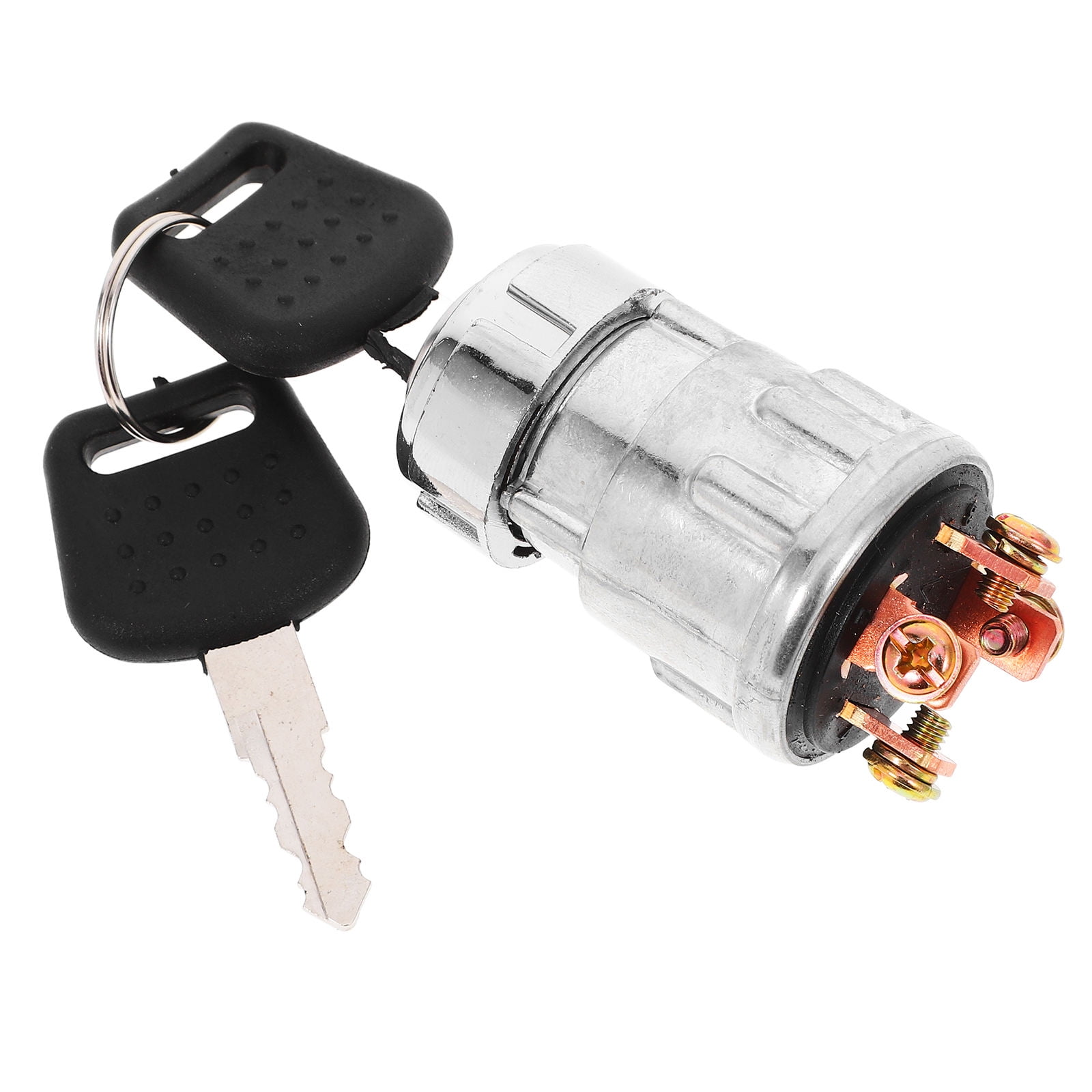 HOOWIFFY Car Switch Vehicle Ignition Switch Iron Silver 1 Set - Walmart.com