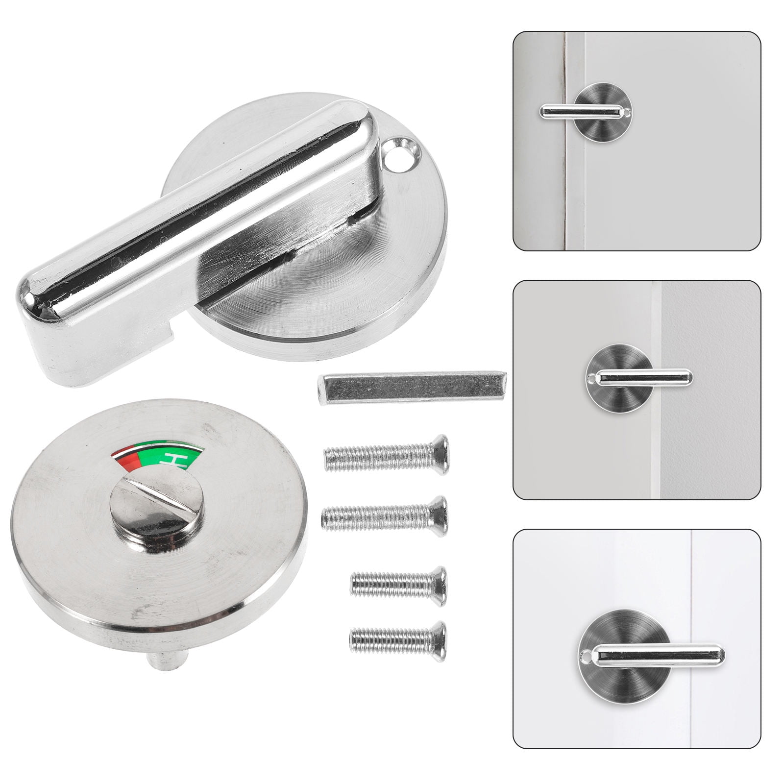 WHAMVOX Indicator Lock Occupied Sign for Bathroom Door Toilet Locks ...