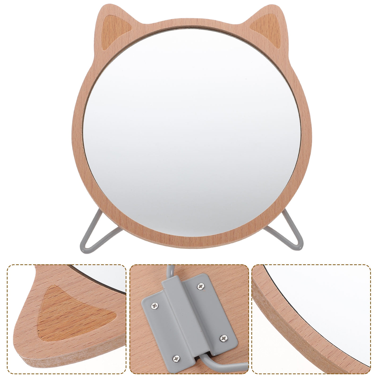 WHAMVOX Indoor Cosmetic Mirror Tabletop Makeup Mirror Cartoon Mirror ...
