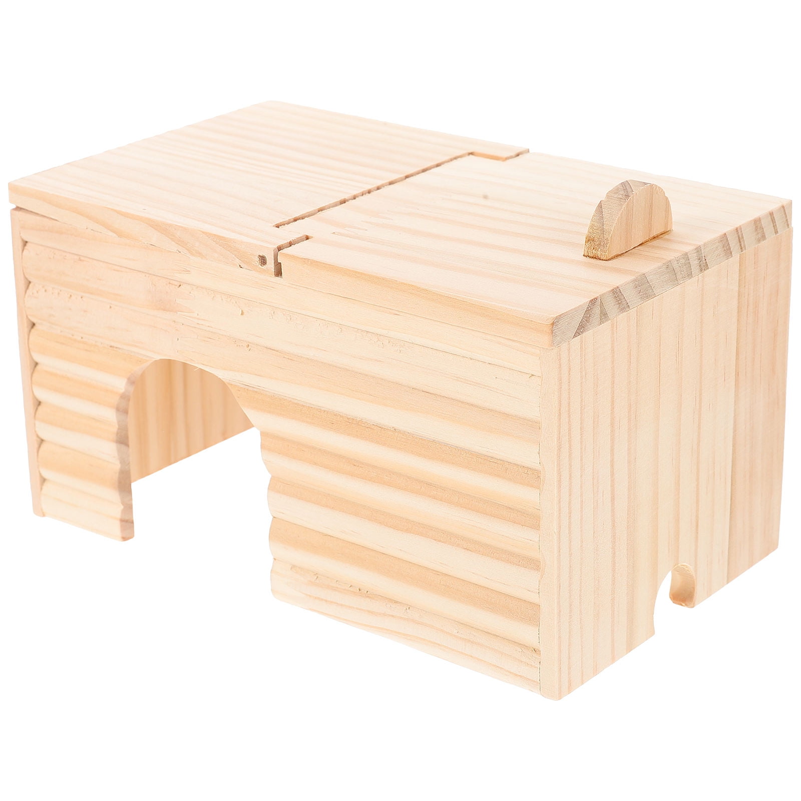 ROMANSENTIAL Small Hamster Bed Light Brown 1Pcs 7.1X4.3X3.9in - Walmart.com