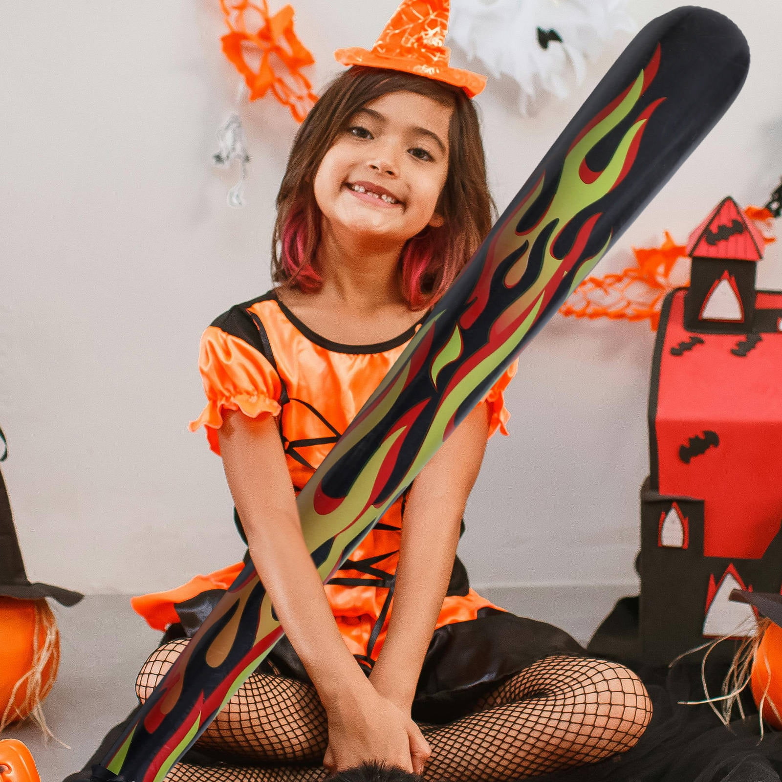 WHAMVOX Inflatable Baseball Bat Blow Up Baseball Stick Kids Hammer Toys ...