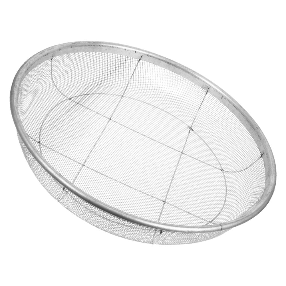 WHAMVOX Iron Round Soil Sieve for Gardening Construction Mesh Gardening ...