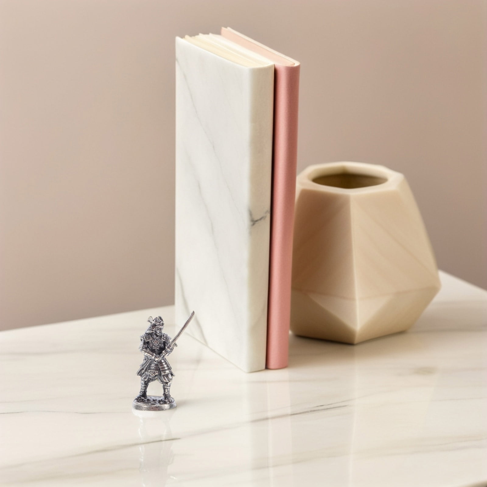 WHAMVOX Japanese Samurai Sculpture Miniature Samurai Warrior Figurine ...