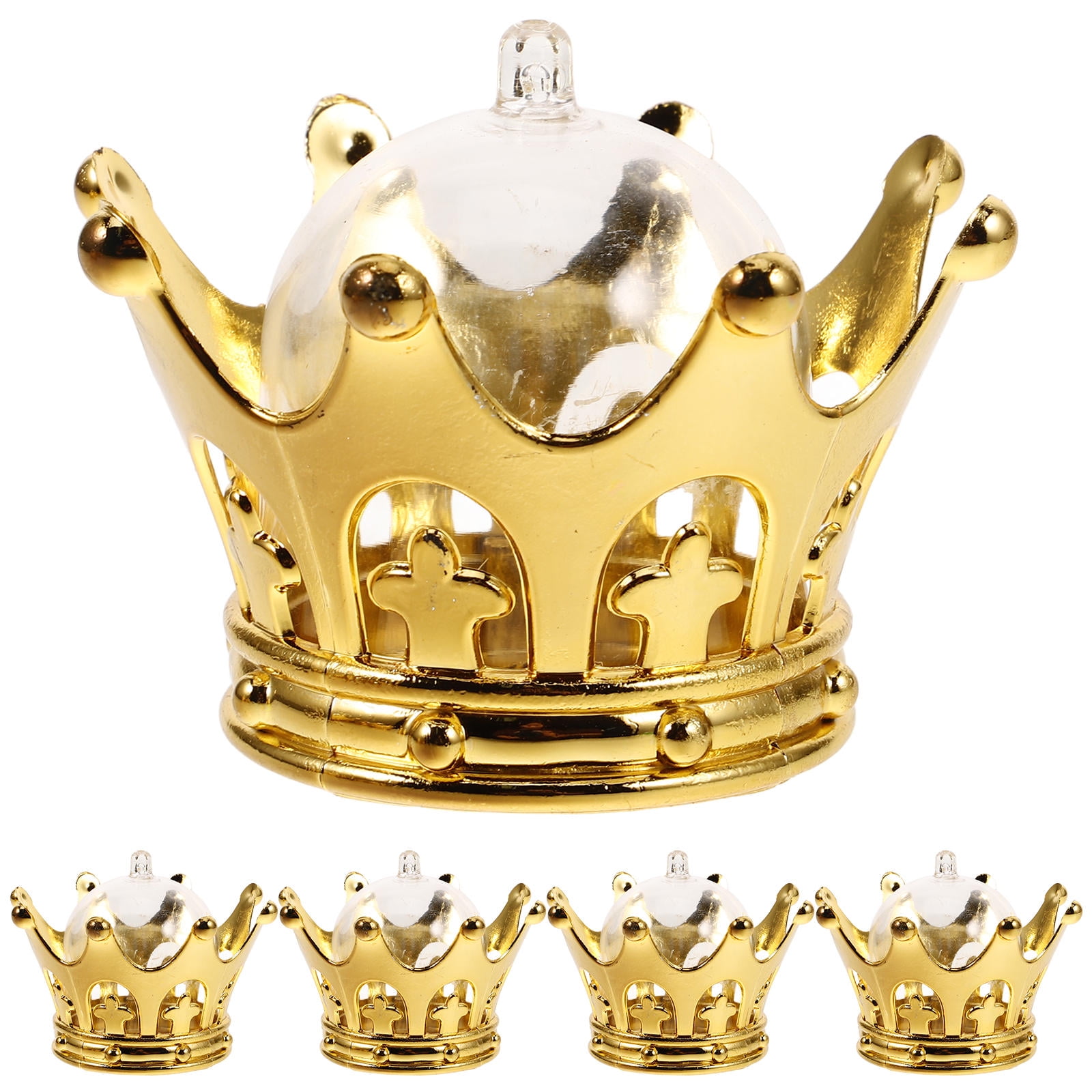 WHAMVOX Jar Fillable Crown Box 12pcs Wedding Favor Container Candy ...