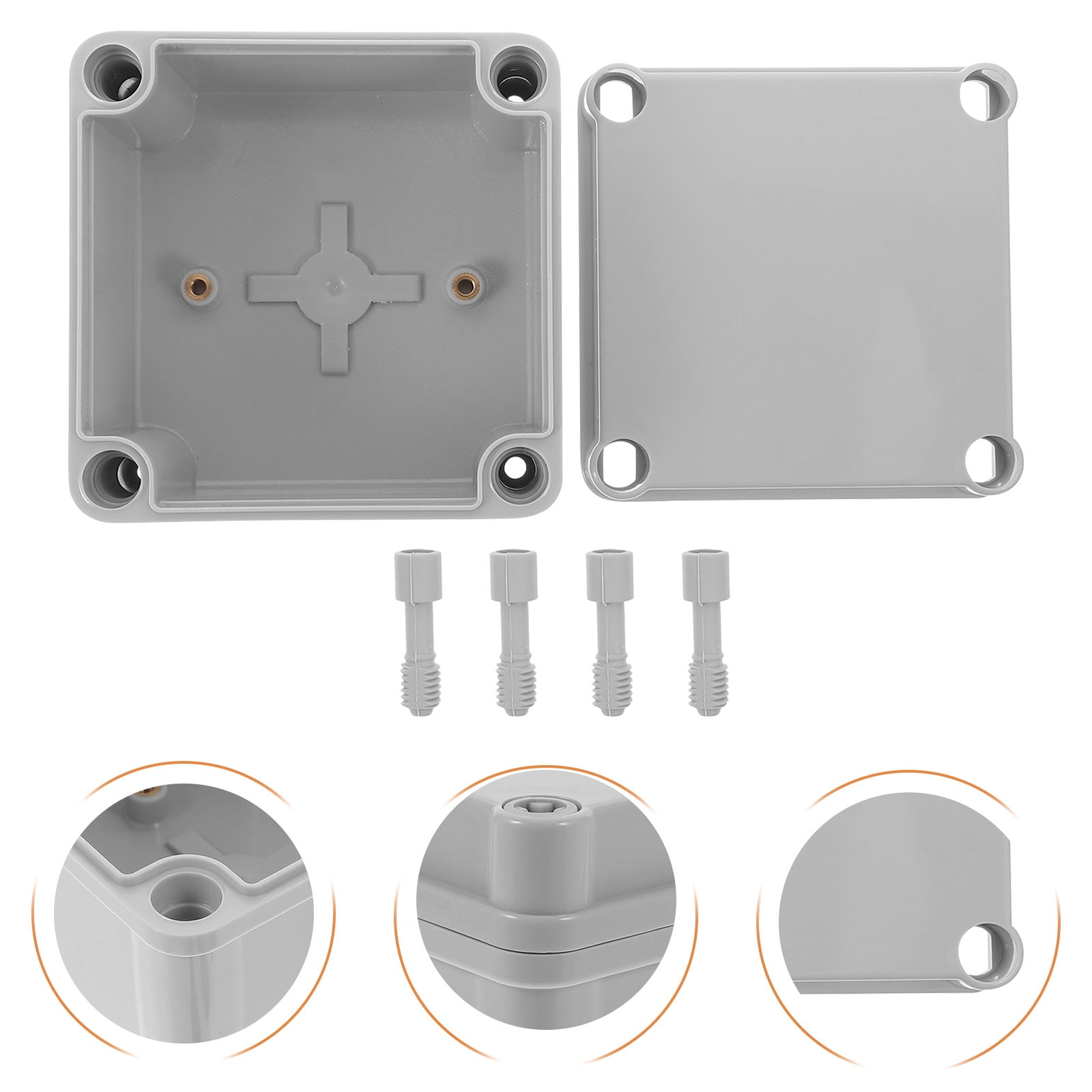 WHAMVOX Junction Box Electrical Project Box Plastic Junction Box ...