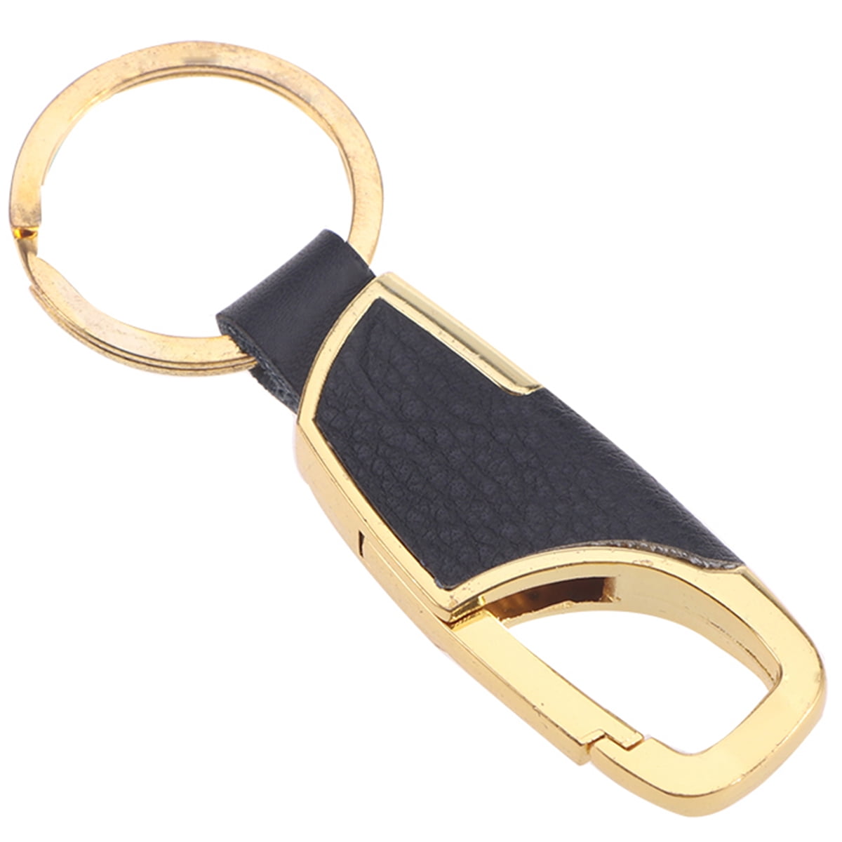 WHAMVOX Key Ring Chain Leather Keychain for Men Birthday Man Golden ...
