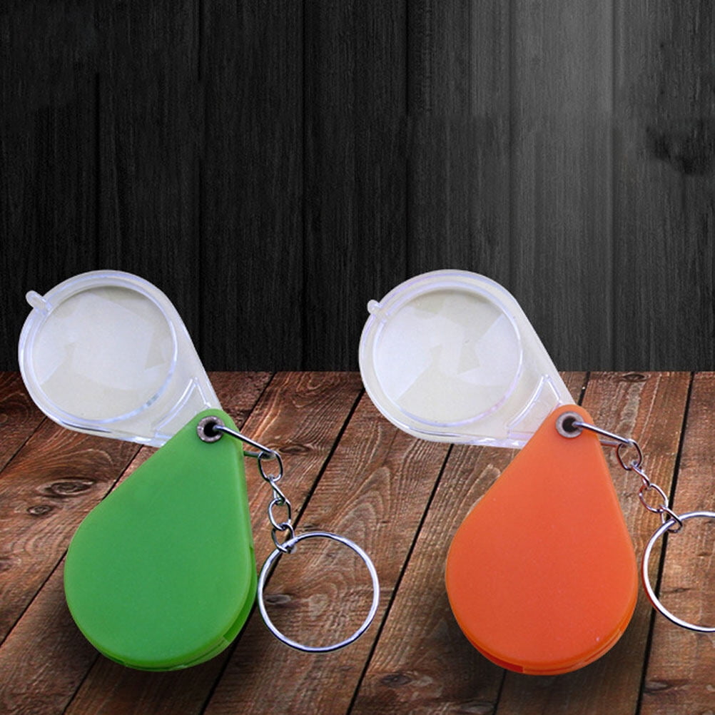 WHAMVOX Key Ring with Folding Magnifier for Holding Keys Made of ...