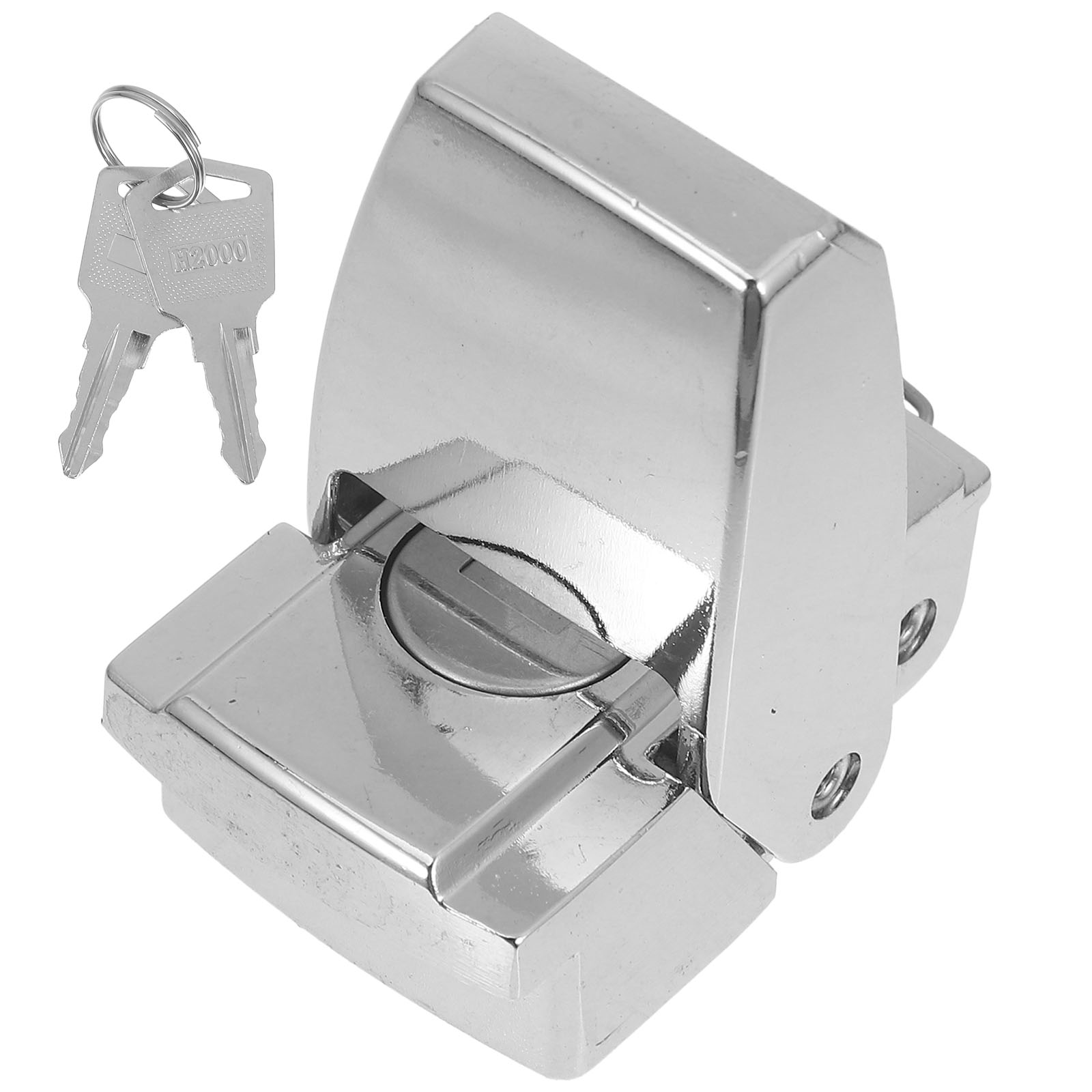 WHAMVOX Keyed Hasp Lock Keyed Locking Hasp Cabinets Lock Zinc Alloy ...