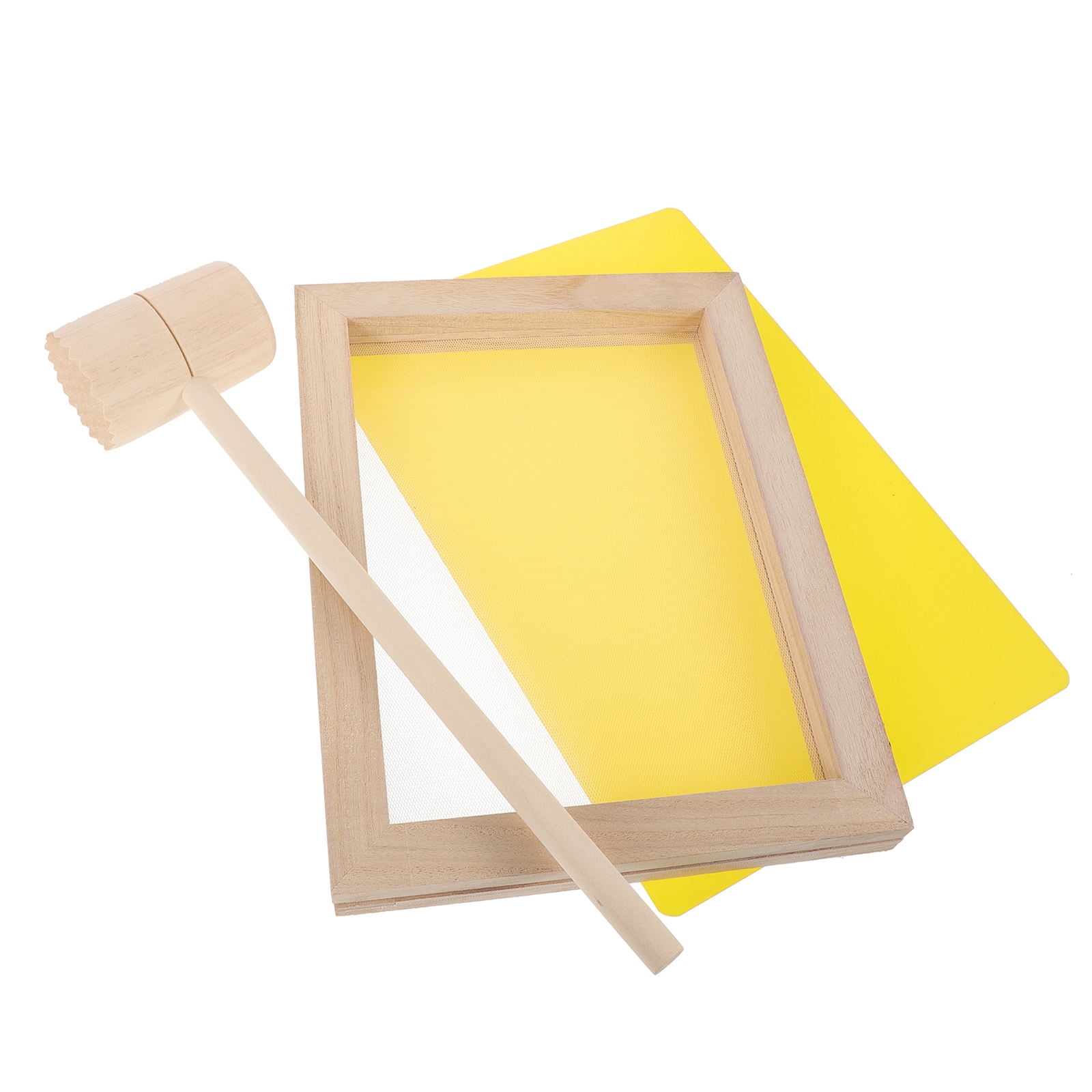 WHAMVOX Kids DIY Paper Mold Paper Making Frame Child Student 25x19cm ...