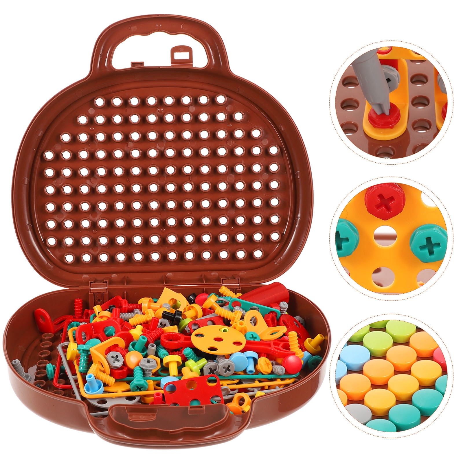 WHAMVOX Kids Learning Toy Manual Tool Set Assorted Color ABS ...