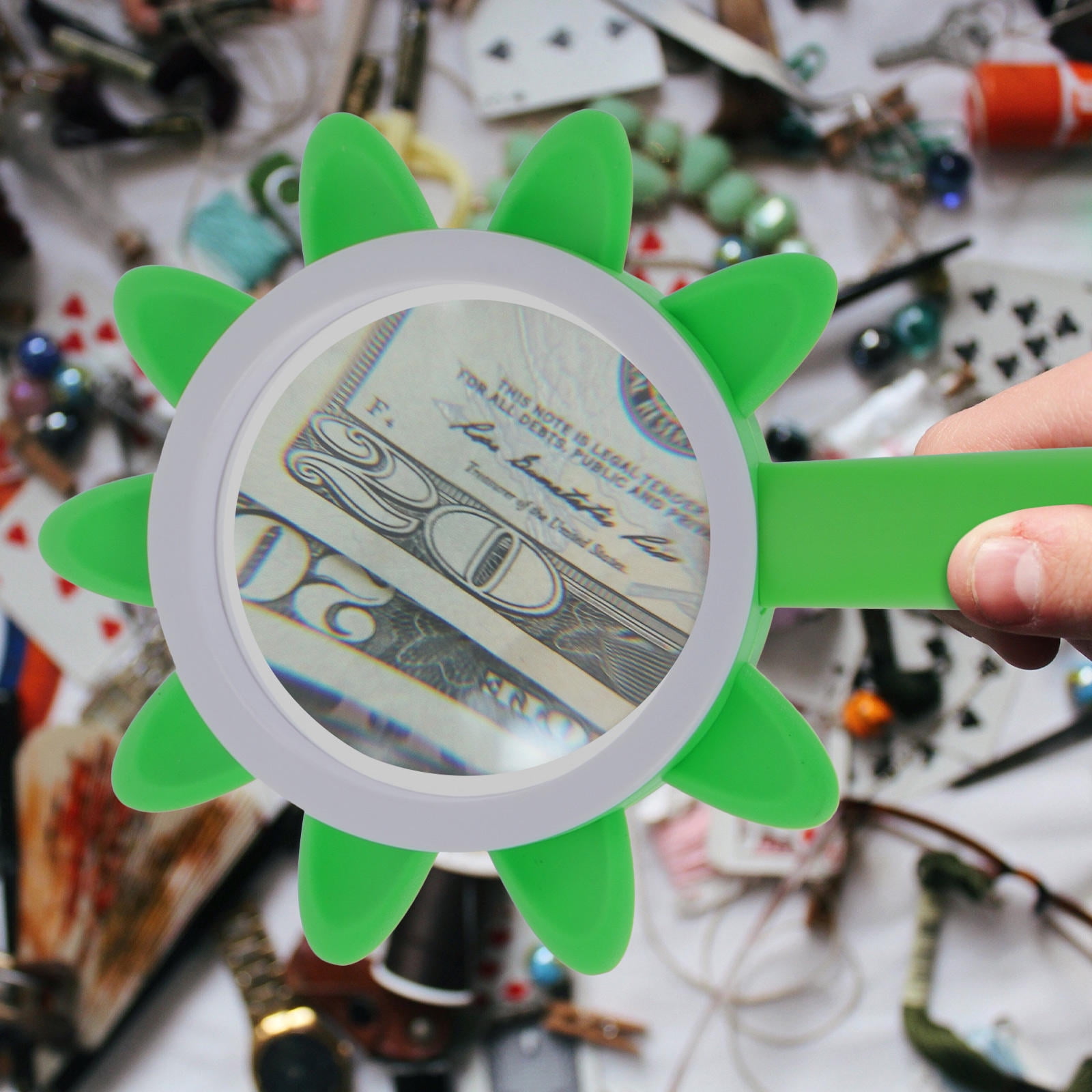 WHAMVOX Kids Magnifying Glass Handheld ABS Magnifier for Outdoor Insect ...