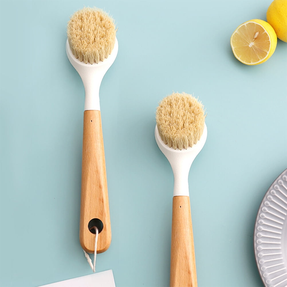 ROMANSENTIAL Dish Washing Brush Plastic 2Pcs 9.9X2.6X2In - Walmart.com