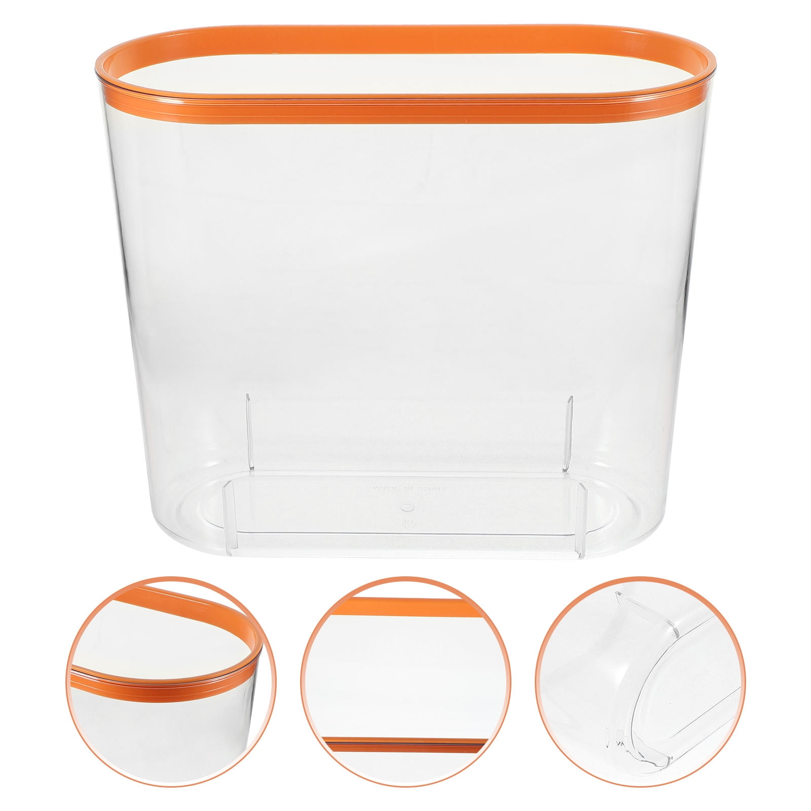 WHAMVOX Kitchen Trash Transparent Can for Household Bathroom and ...