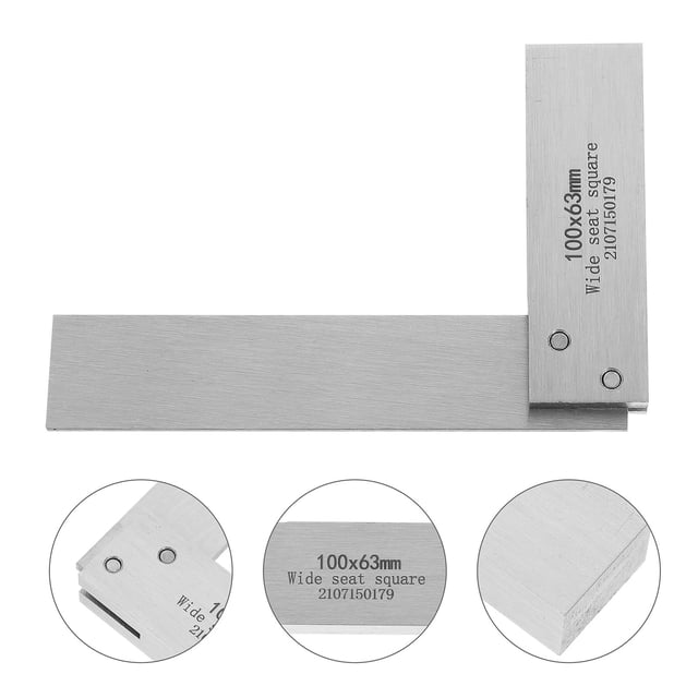 WHAMVOX L Shape Angle Square Ruler Made of Durable Carbon Steel for ...