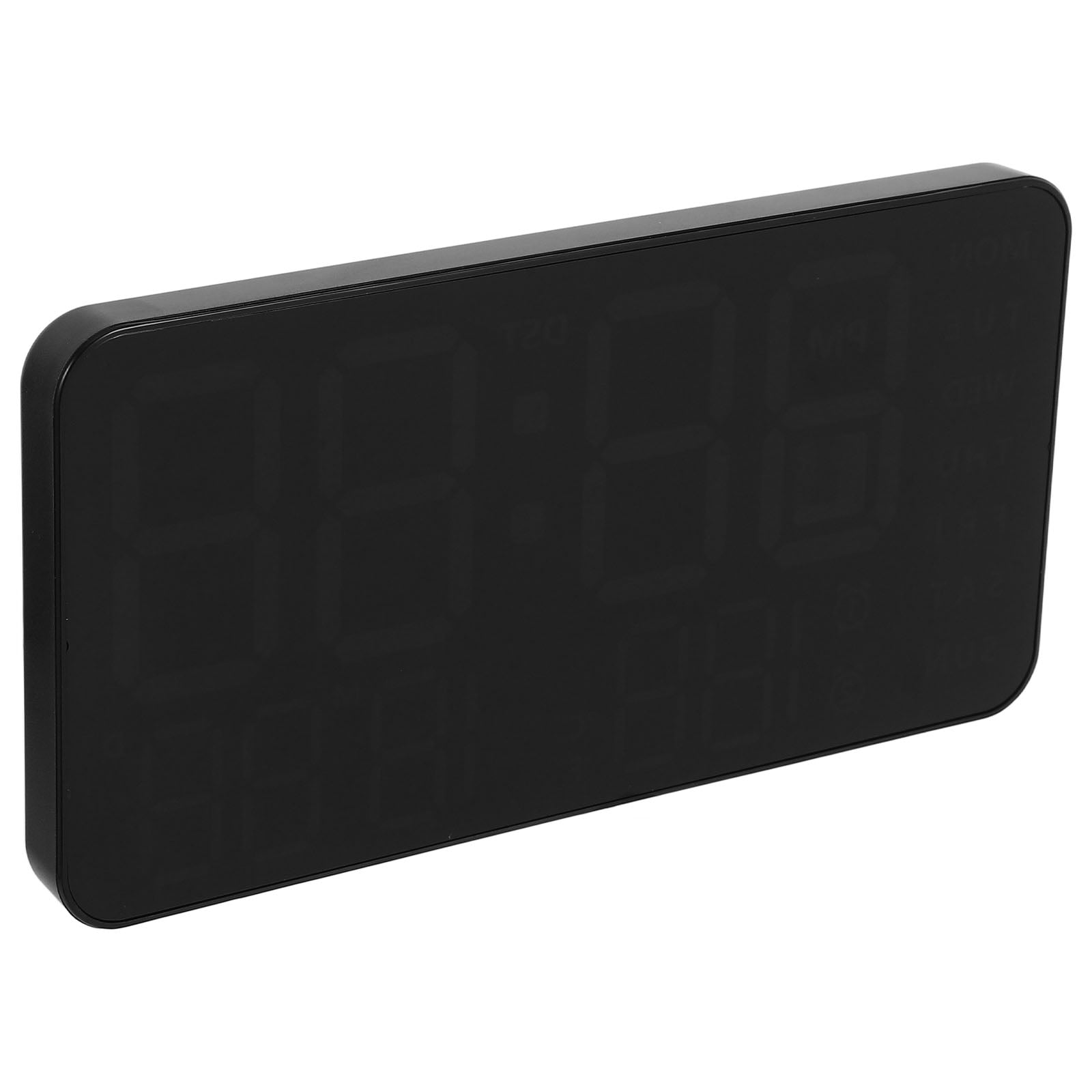 WHAMVOX LED Digital Alarm Clock Multi-Function Indoor Bedroom Table Clock with Bright Display ...