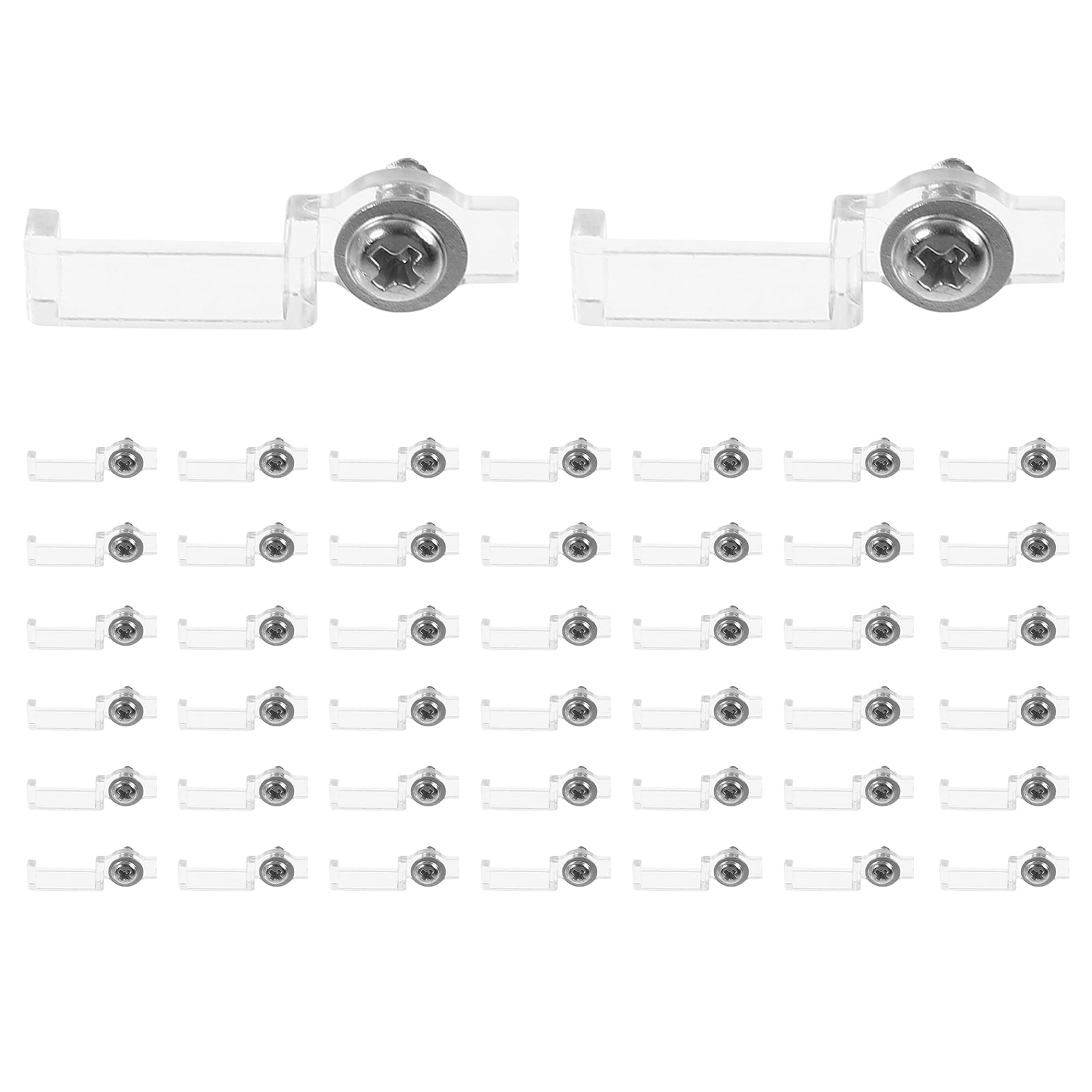 WHAMVOX LED Light Strip Mounting Clips 10mm One Side Fixing Brackets ...