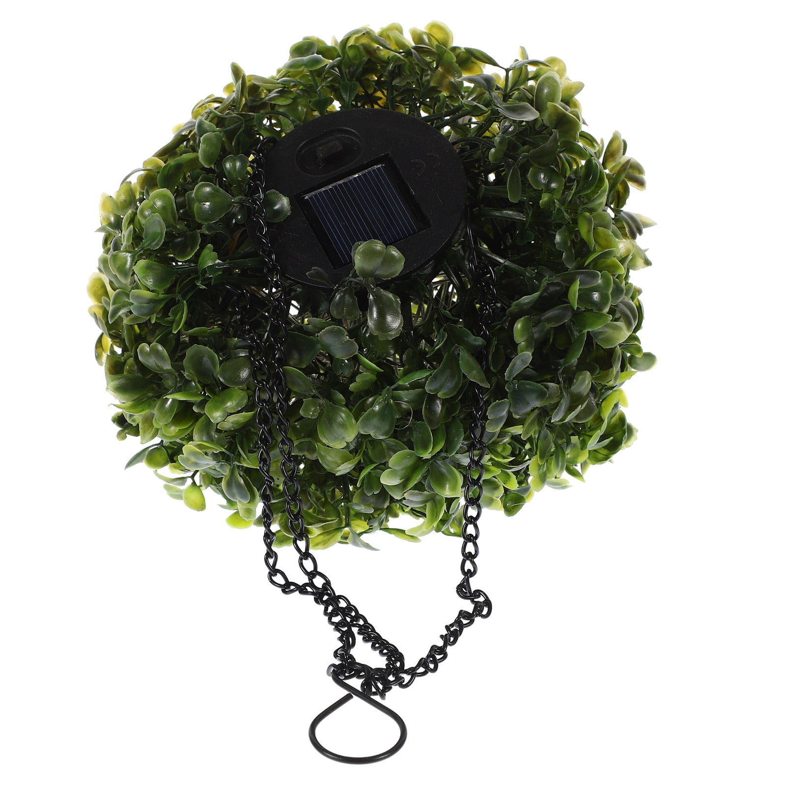 WHAMVOX LED Lighted Topiary Balls Hanging Plants Artificial Outdoor ...