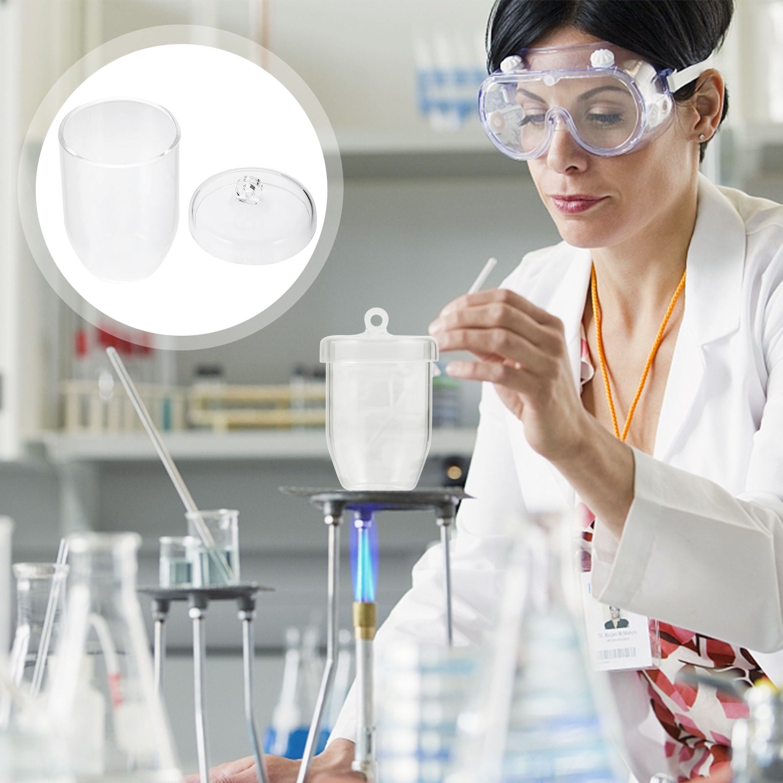 SEWCHICS Smelting Crucible Quartz Crucible Transparent 1Pack ...