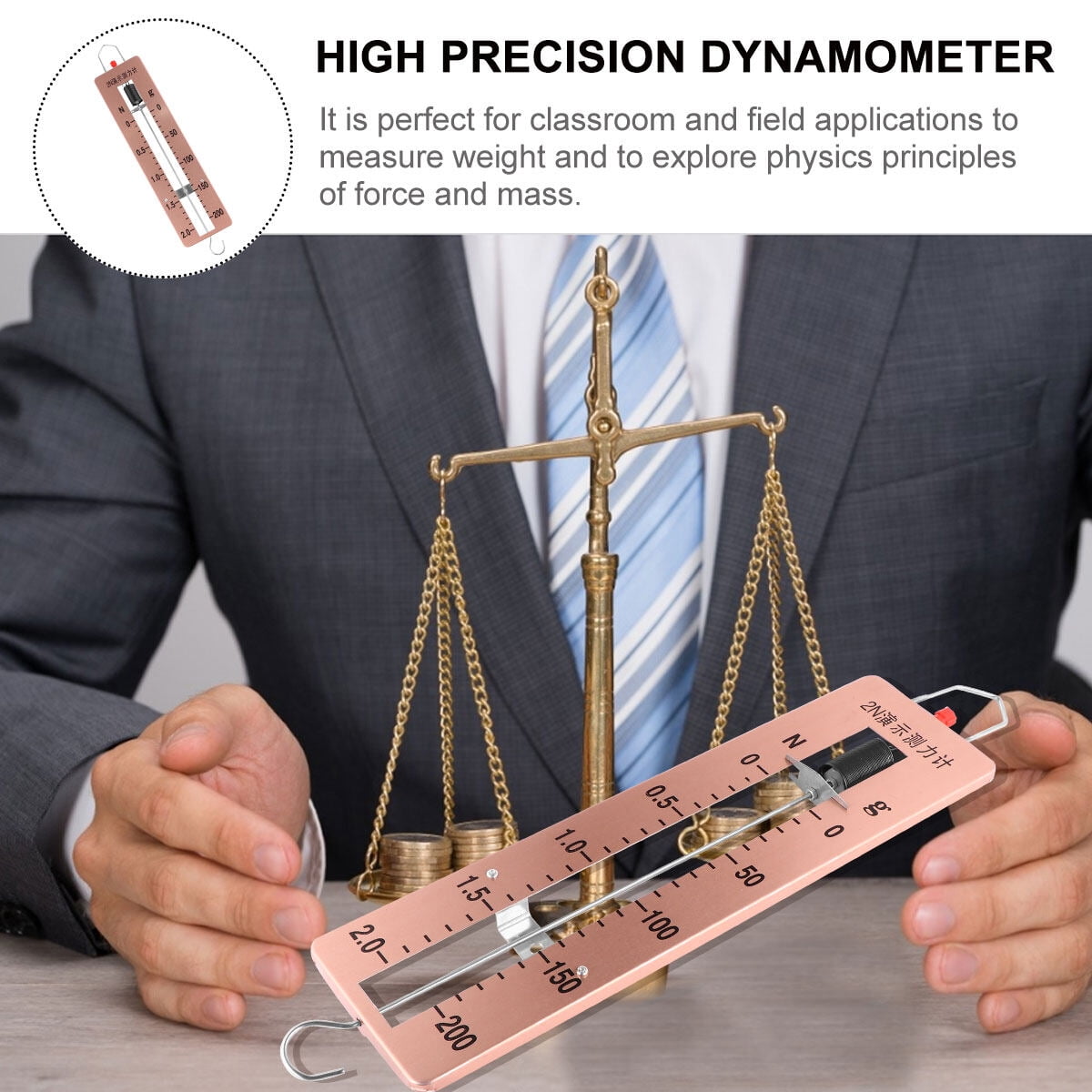 WHAMVOX Laboratory Tool Dynamometer Weight Measurement Force Child ...