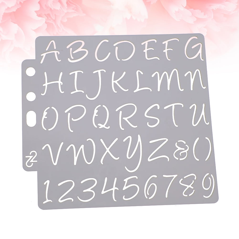 WHAMVOX Lace Ruler Spray Small Number Drawing Templates Cake ...