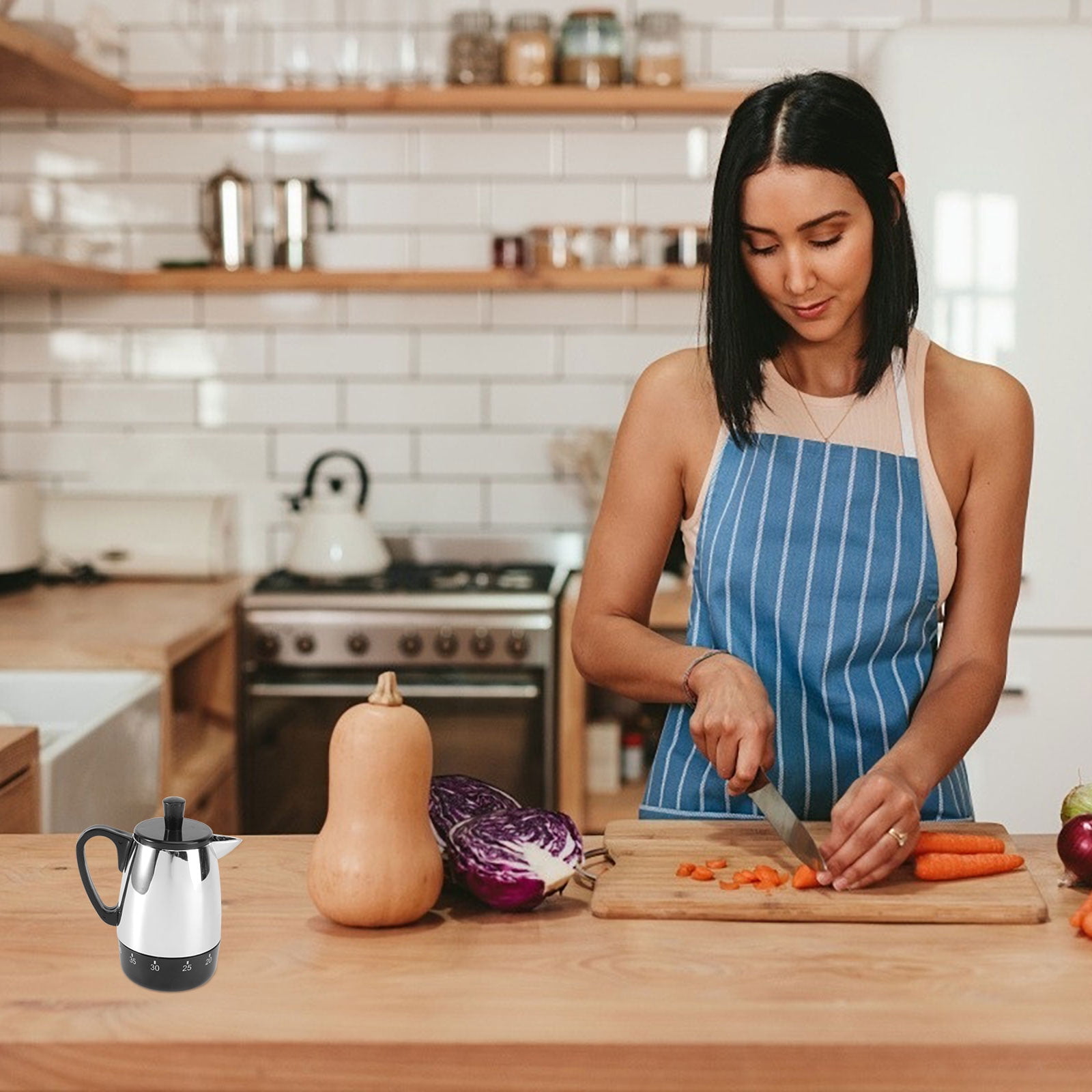 WHAMVOX Large Digital Countdown Timer Mechanical Analog Practical ...