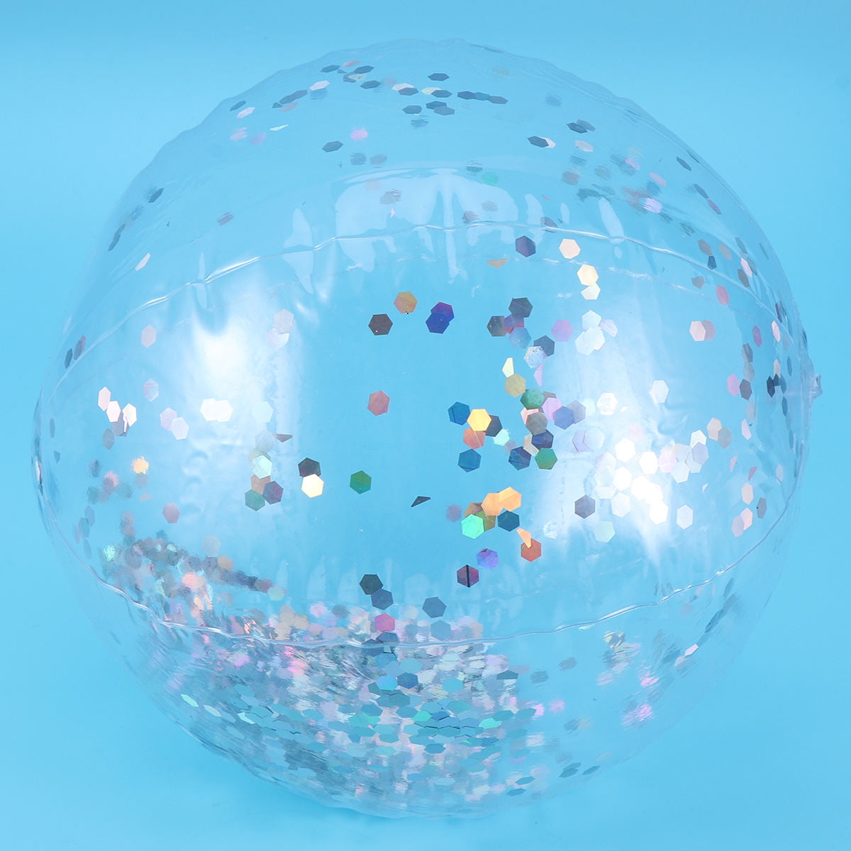 WHAMVOX Large Inflatable Ball Inflatable Pool Child Size 1 Silver ...