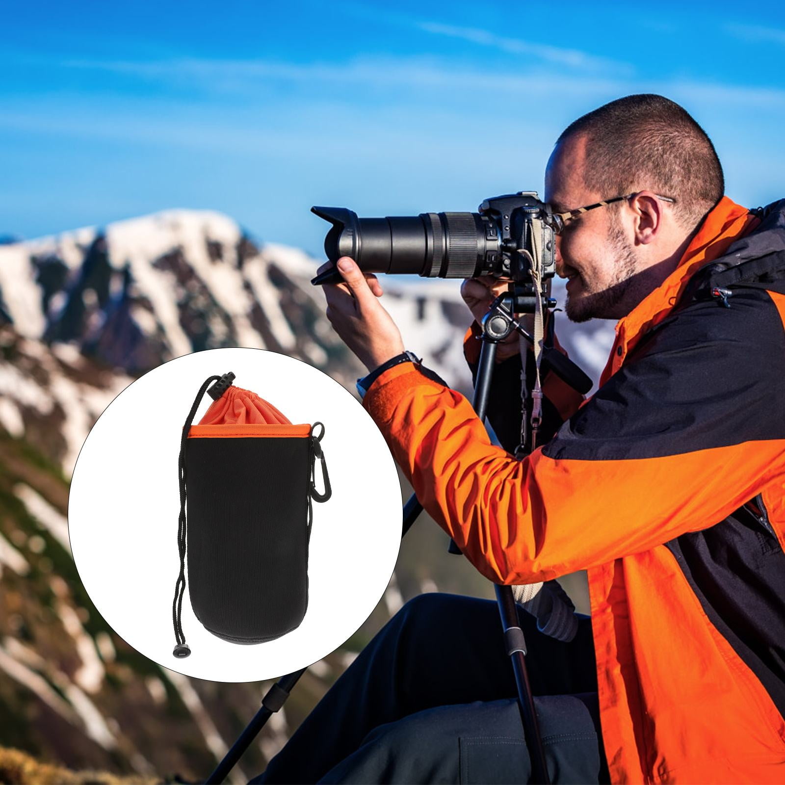 WHAMVOX Large Padded Bags for Equipment Camera Lens Pouch Carrying Case ...