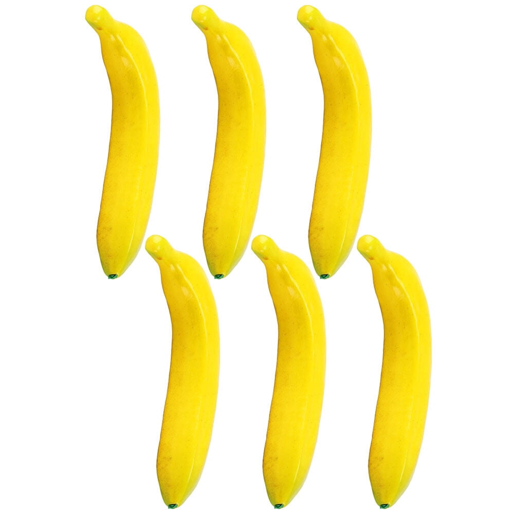 WHAMVOX Lifelike Artificial Banana Decor for DIY Yellow Foams Photo ...