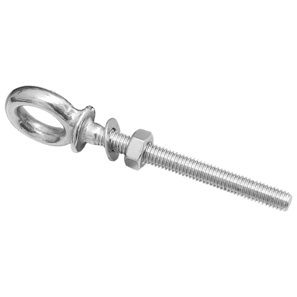 SEWCHICS Long Eye Bolt Stainless Steel Silver For Diy Projects 1Set ...