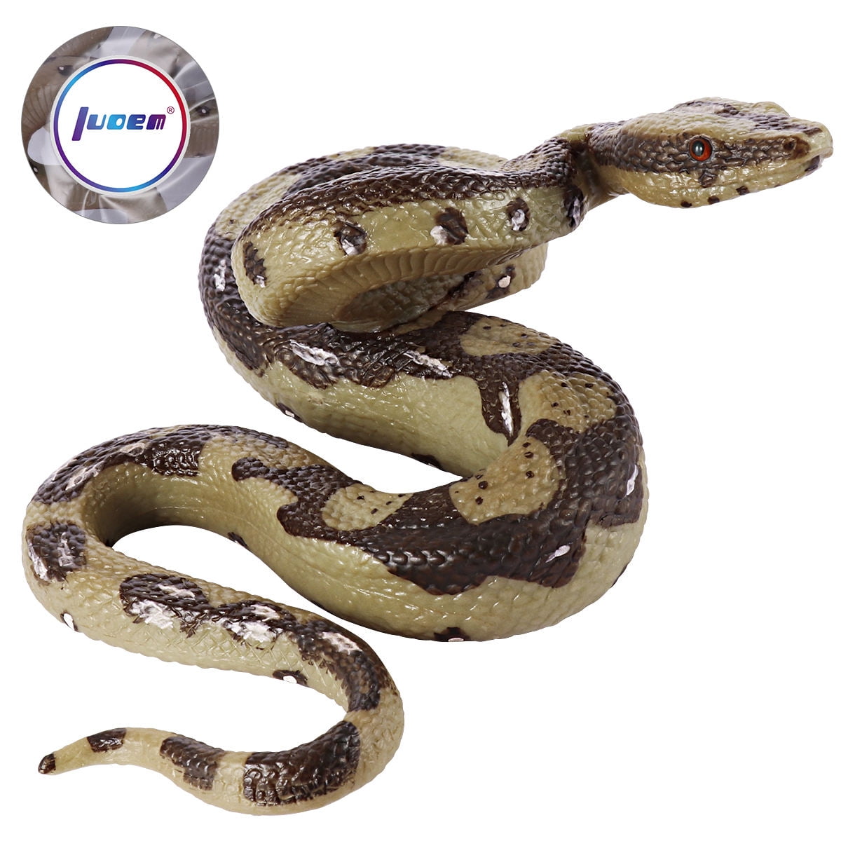 WHAMVOX Like Lifelike Scary Toys Eco-friendly Snake Vivid Model Child ...