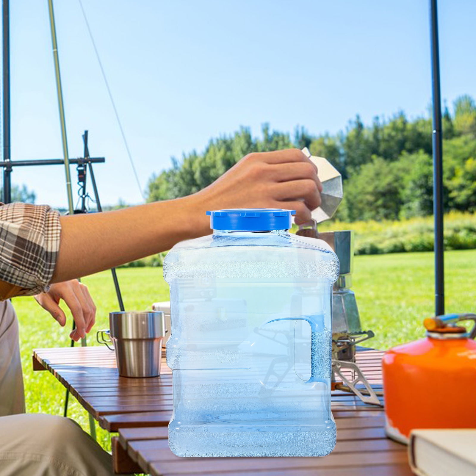 WHAMVOX Liquid Container Camping Water Jug Water Storage Jug Easy To ...