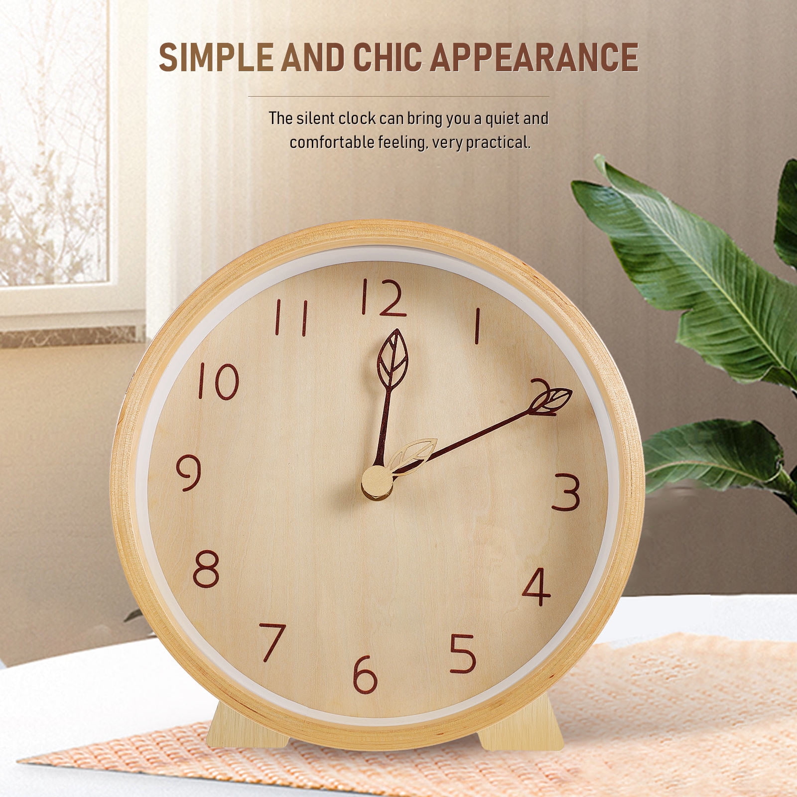 WHAMVOX Living for Kitchen Clock Coffee Shop Clock Office 21x21cm ...