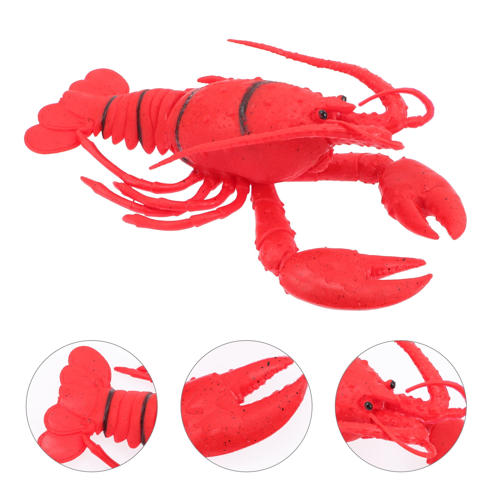 WHAMVOX Lobster Model Learn about Marine Animals Creative Toy Seaside ...