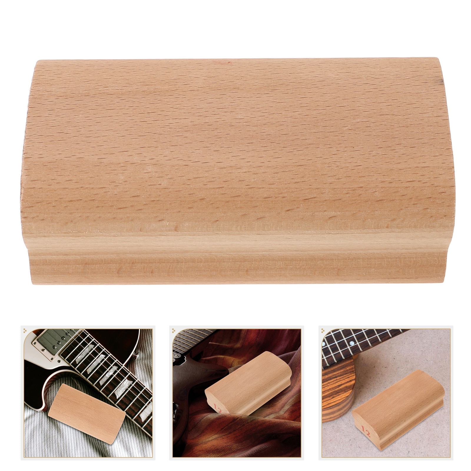 WHAMVOX Luthiers Tool Leveling Block Luier Tool Radius Sanding Block 12 ...
