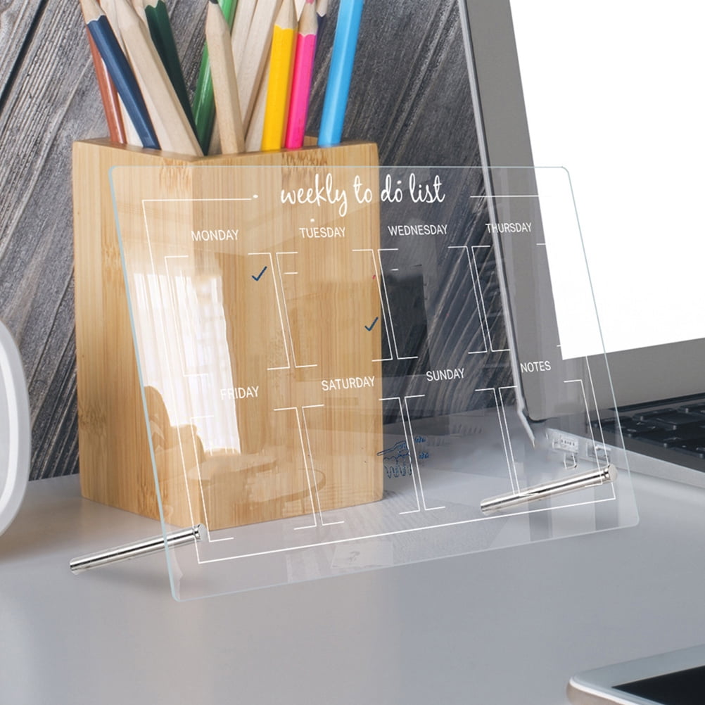 WHAMVOX MLINS 1 Set Desk Whiteboard Desktop Memo Board Write Note Board ...