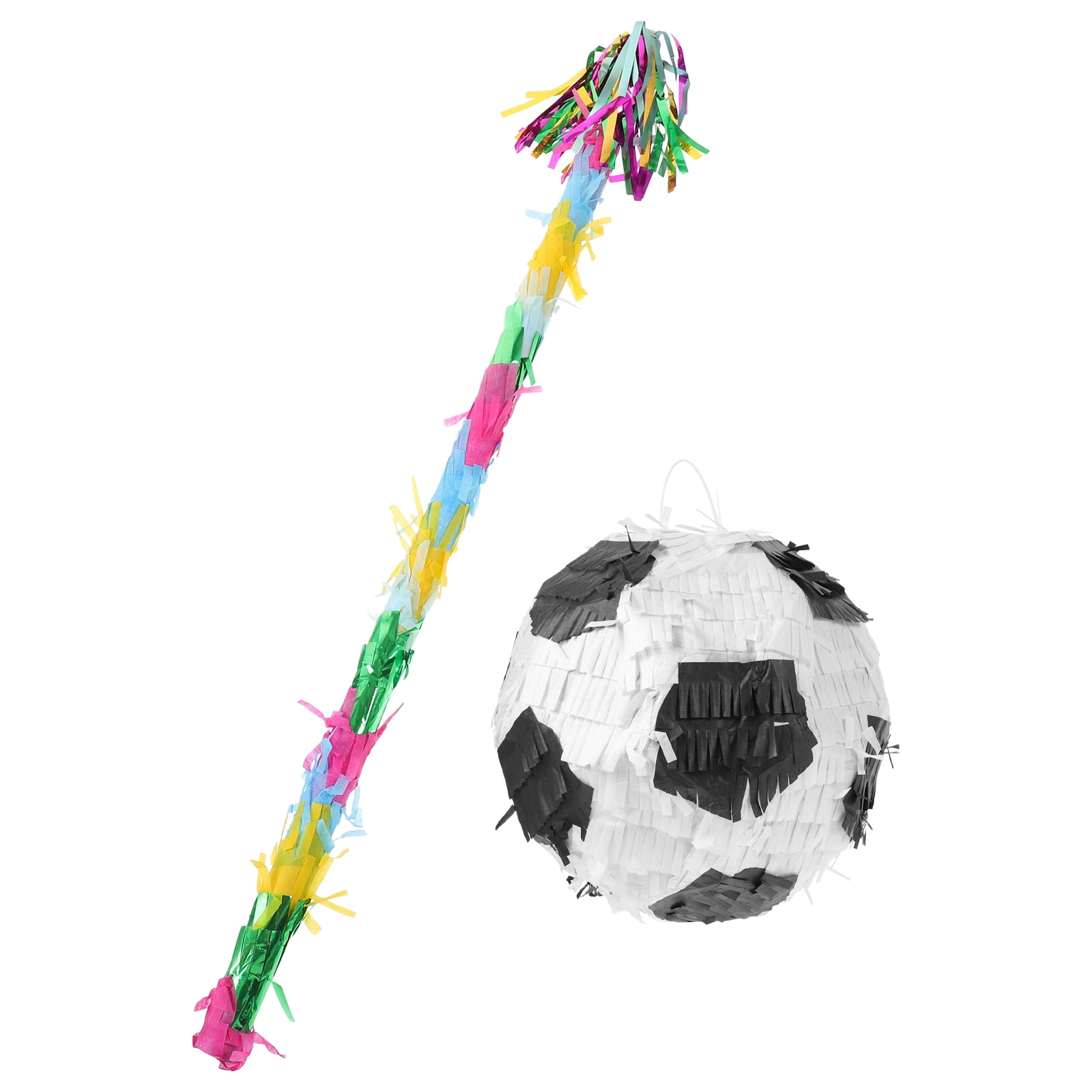 WHAMVOX MLINS 1 Set Pinata Stick and Football Kit for Birthday Party ...