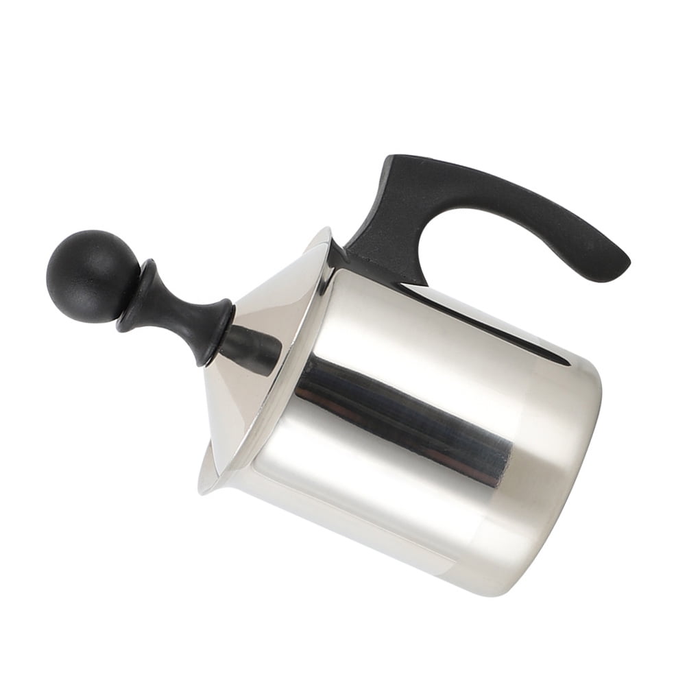 WHAMVOX Manual Milk Creamer Hand Pump Frother Cappuccino Latte Coffee ...
