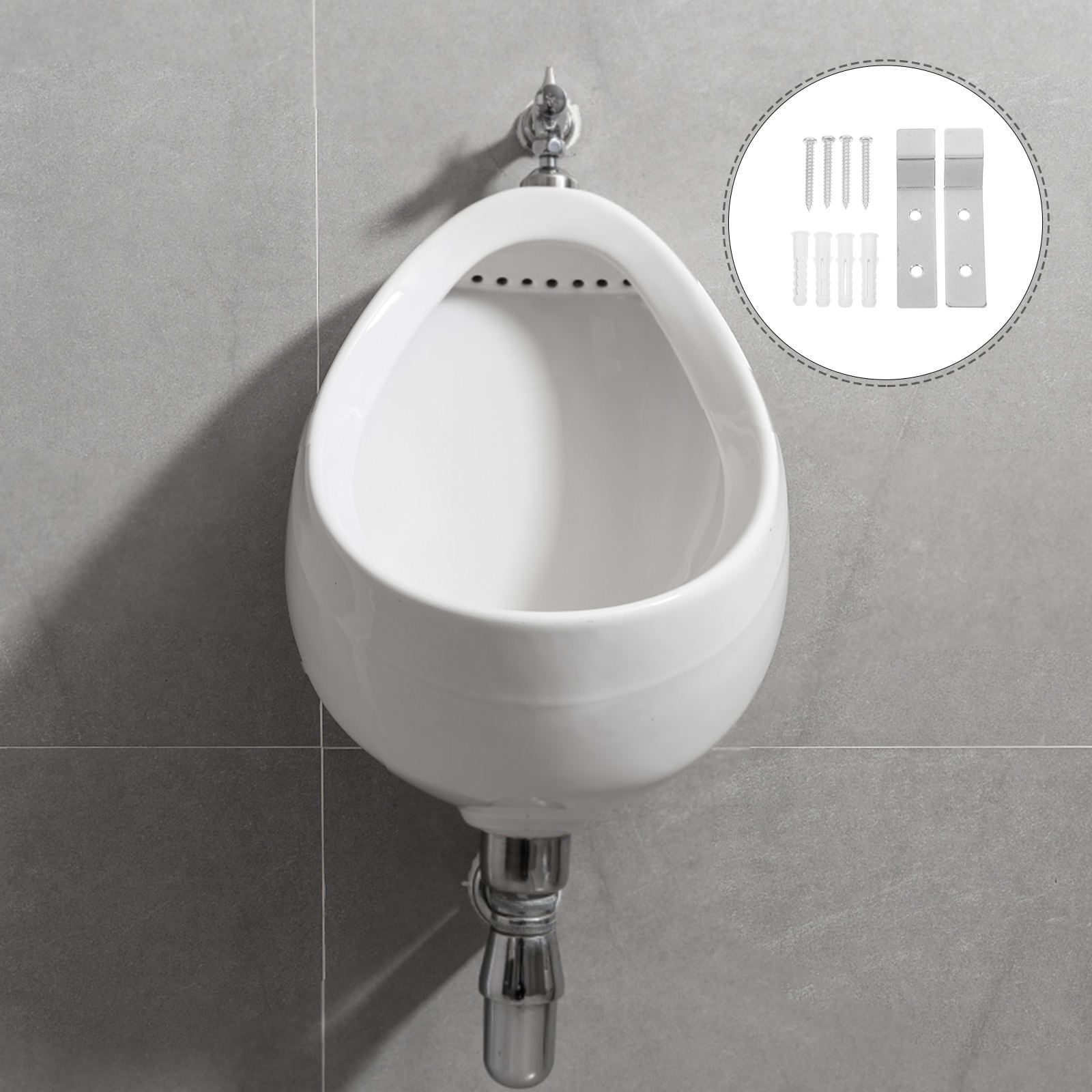 WHAMVOX Masteelf 1 Set Urinal Hanging Brackets Bathroom Fixing Bracket ...