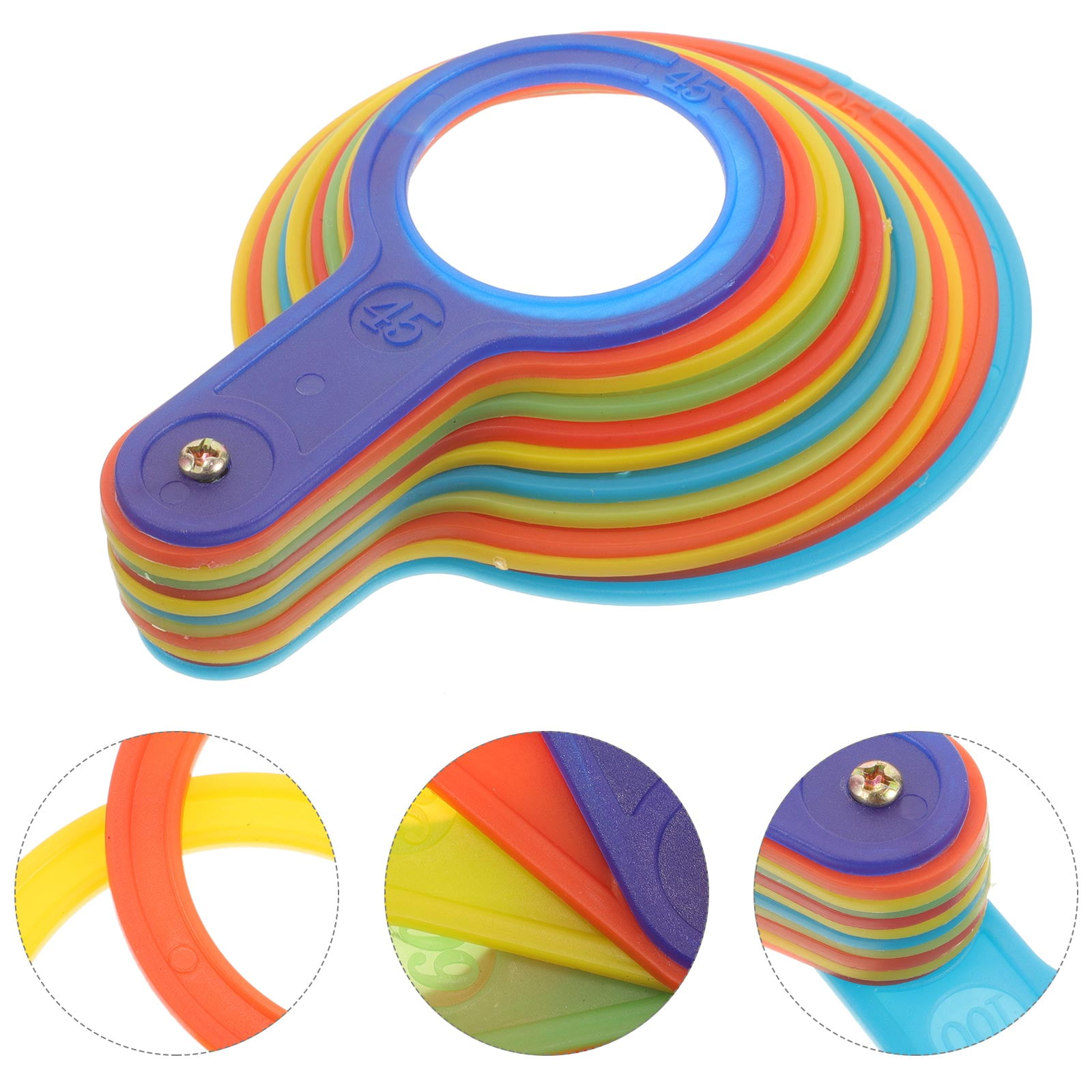 WHAMVOX Measuring Lap Plastic Fruits Diameter Laps Baby Measure Sizer ...