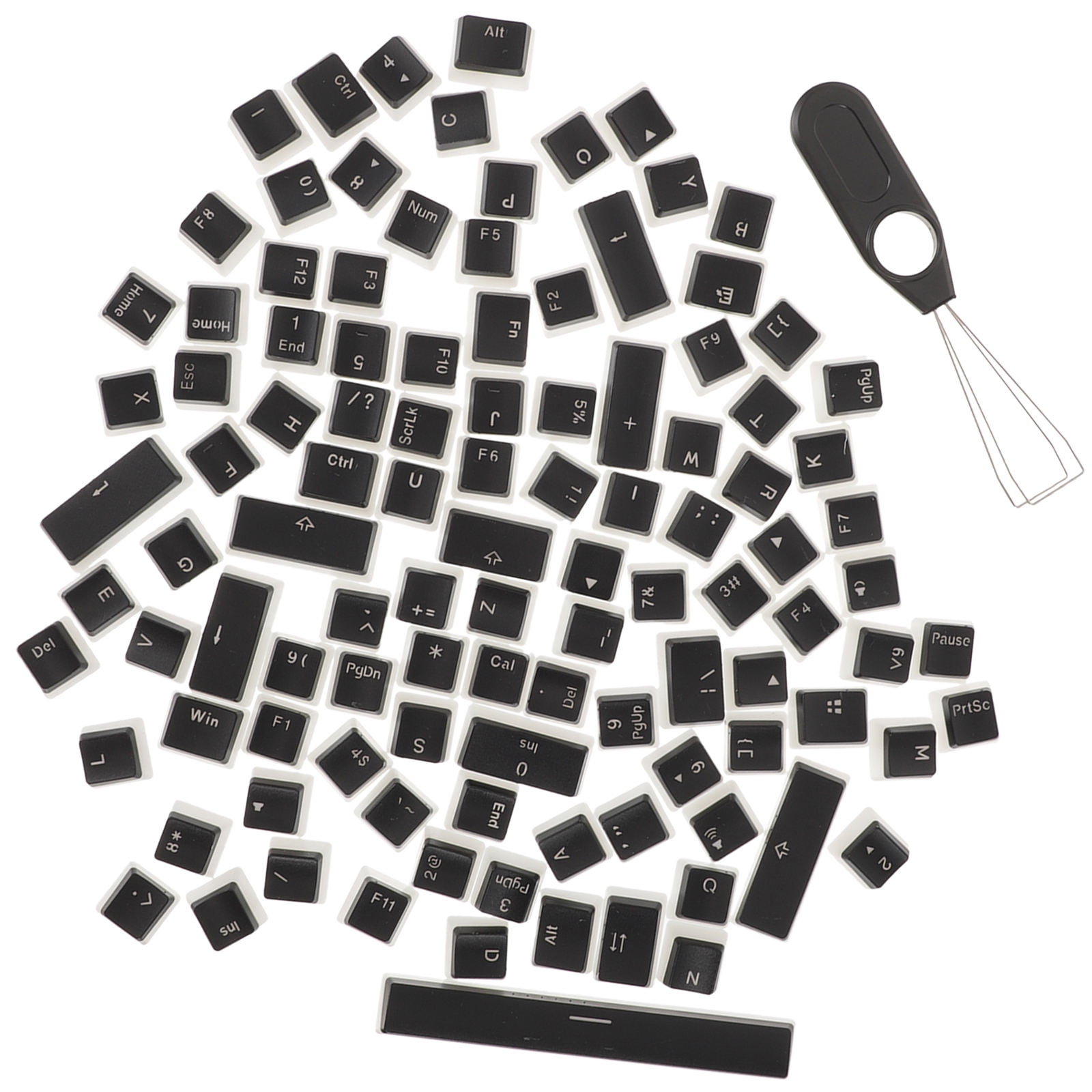 WHAMVOX Mechanical Keyboard Compatible Inclined Surface Gaming Key Caps ...