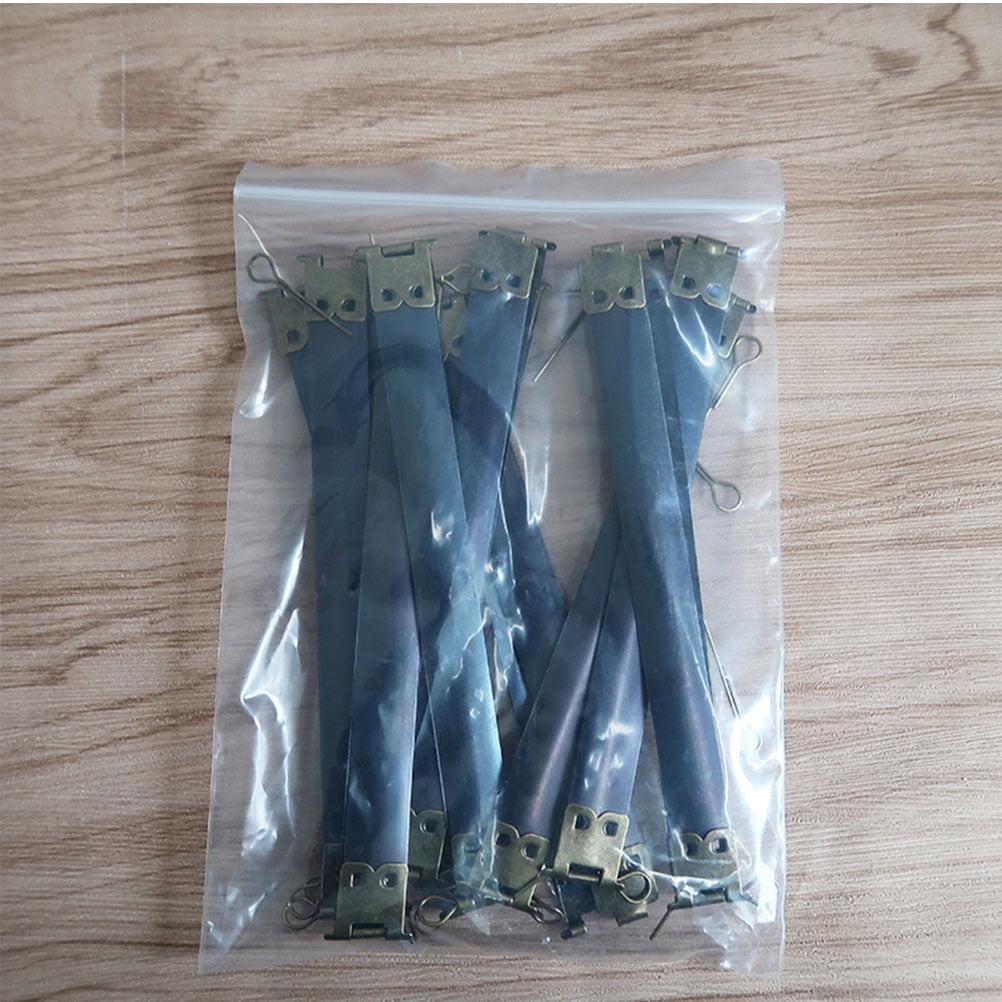 WHAMVOX Metal Internal Flex Frames for Handbag 10PCS Black Iron DIY ...