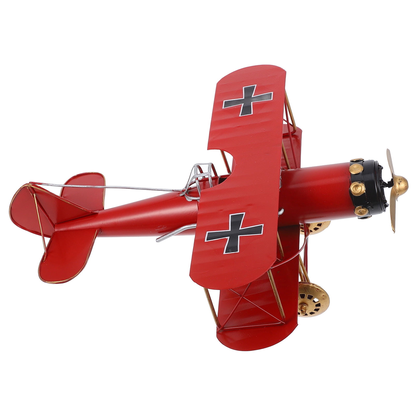 WHAMVOX Metal Model Airplane Retro Aircraft Model Iron Metal Aircraft ...