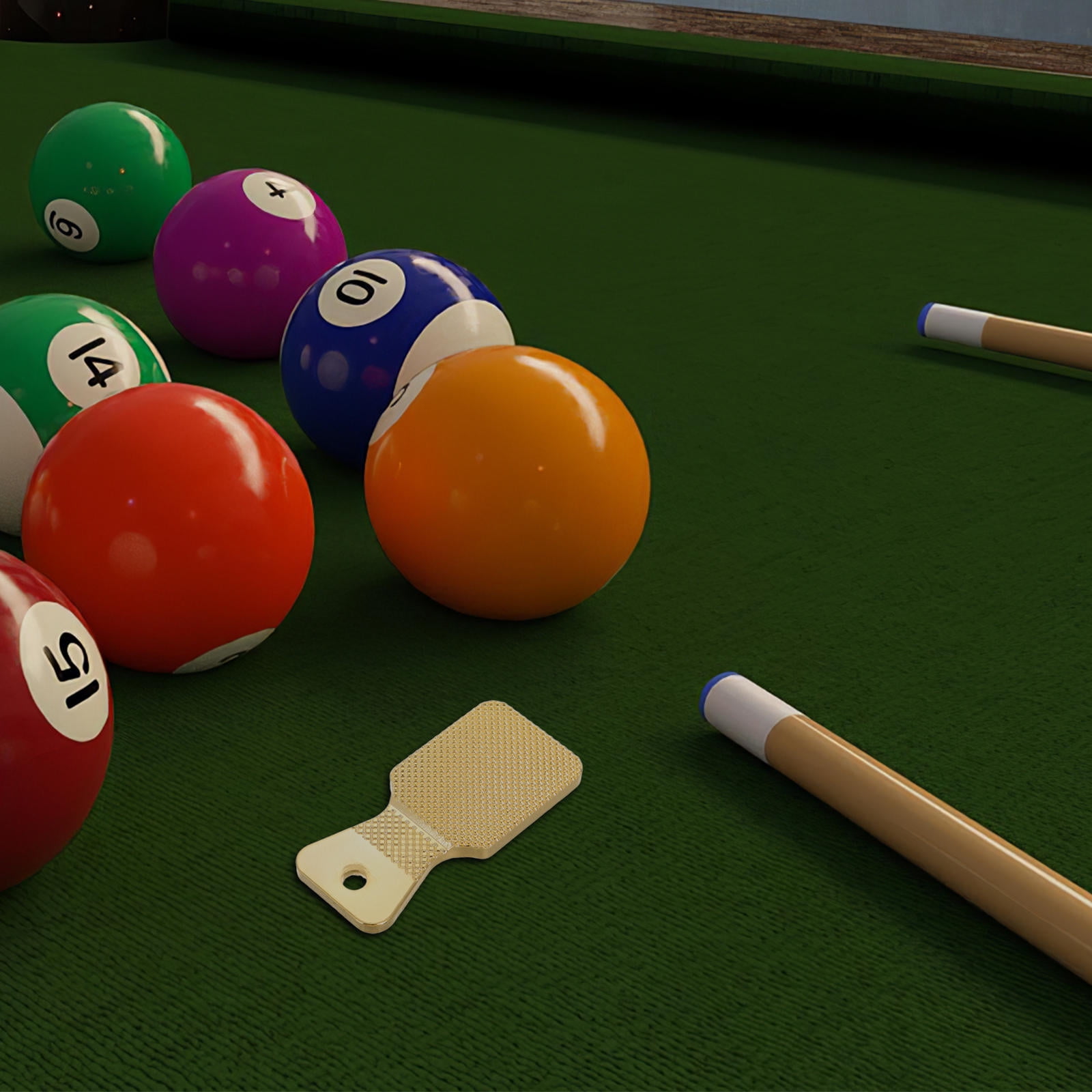 WHAMVOX Metal Pool Cue Maintenance Tool Essential Billiard Accessory ...